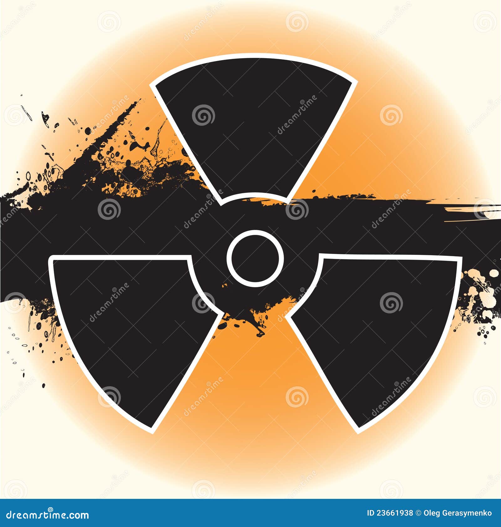 Radiation sign stock vector. Illustration of catastrophe - 23661938