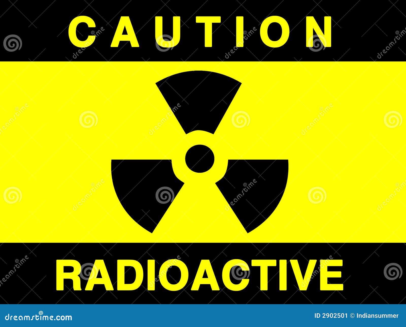 Radiation sign stock illustration. Illustration of eradiation - 2902501