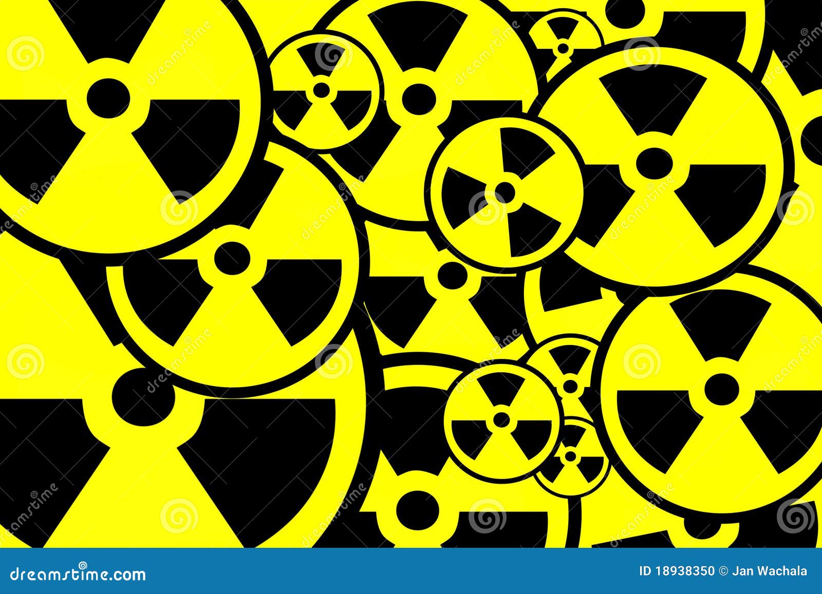 Radiation sign background stock illustration. Illustration of ...