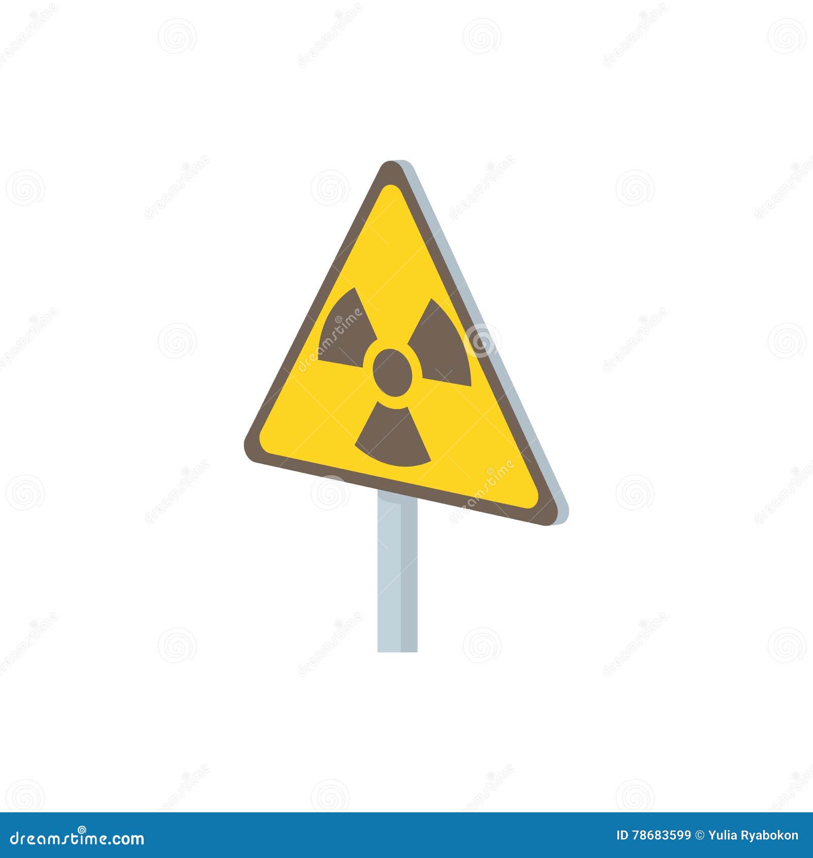 Cartoon Man In Radiation Suit Vector Illustration | CartoonDealer.com ...