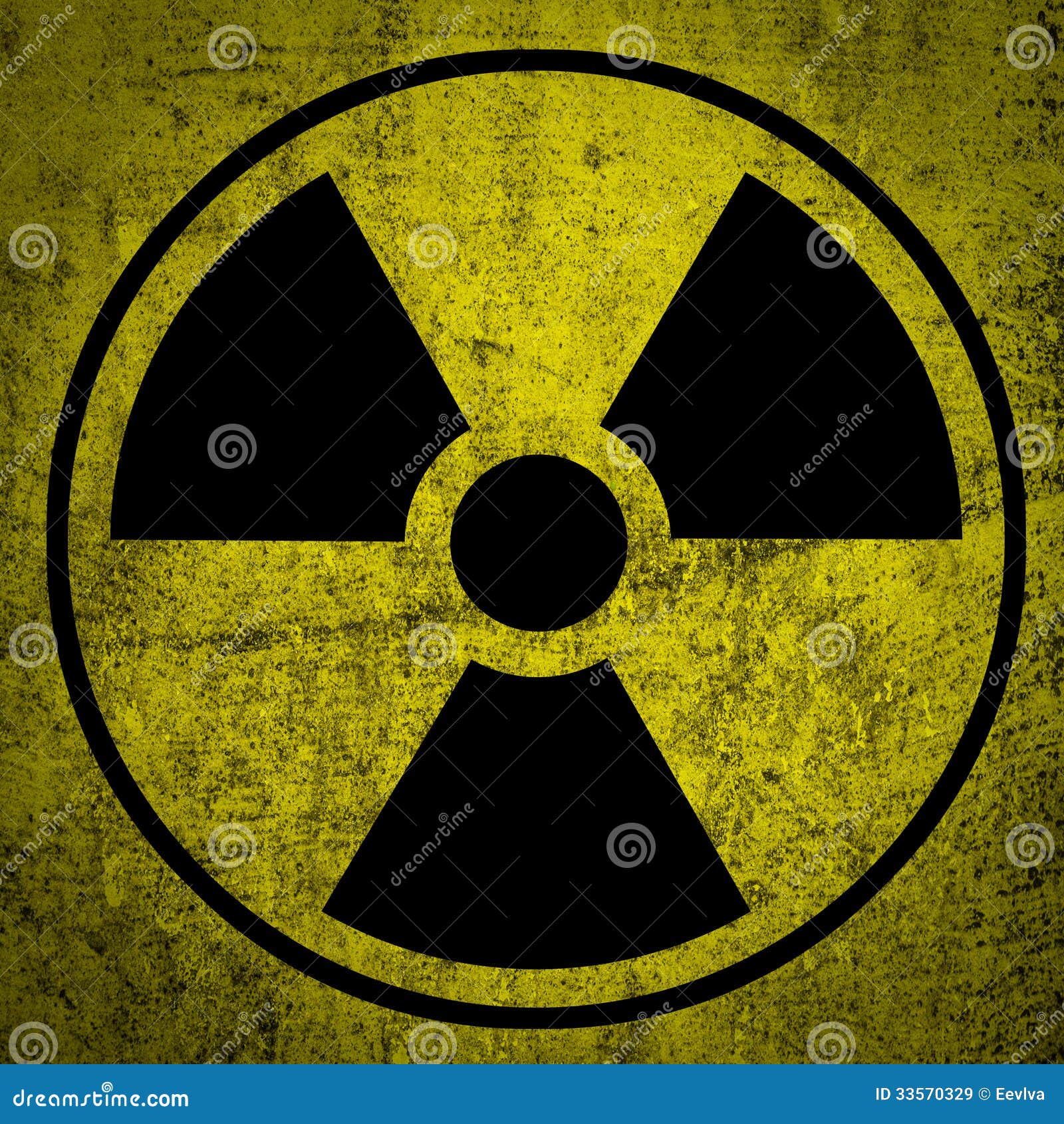Radiation symbol. stock illustration. Illustration of grunge - 33570329