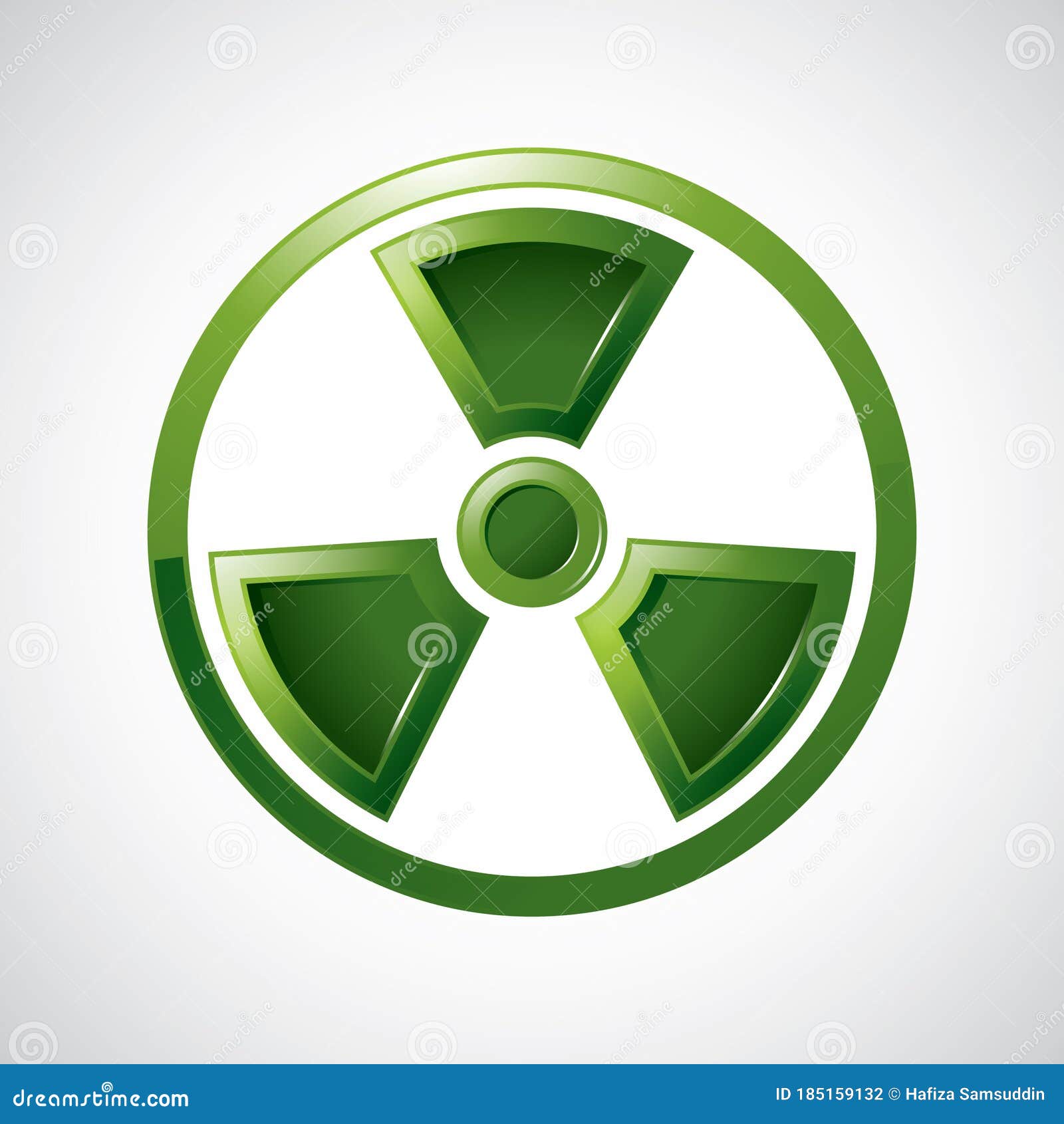 Radiation Symbol. Vector Illustration Decorative Design Stock Vector ...
