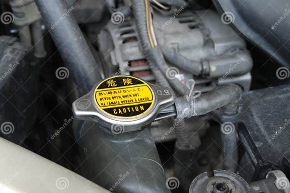 Radiator cap stock photo. Image of caution, water, radiator - 33360234
