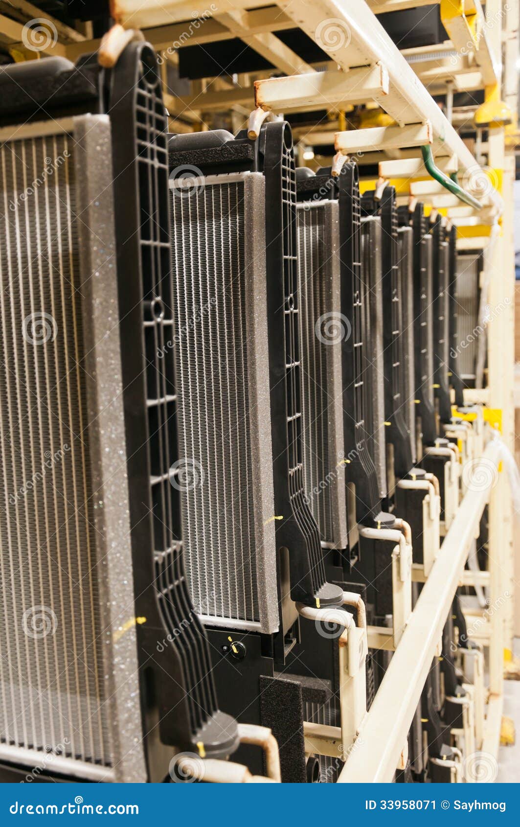 Radiator Car in the Packaging Stock Image - Image of maintenance, metal ...
