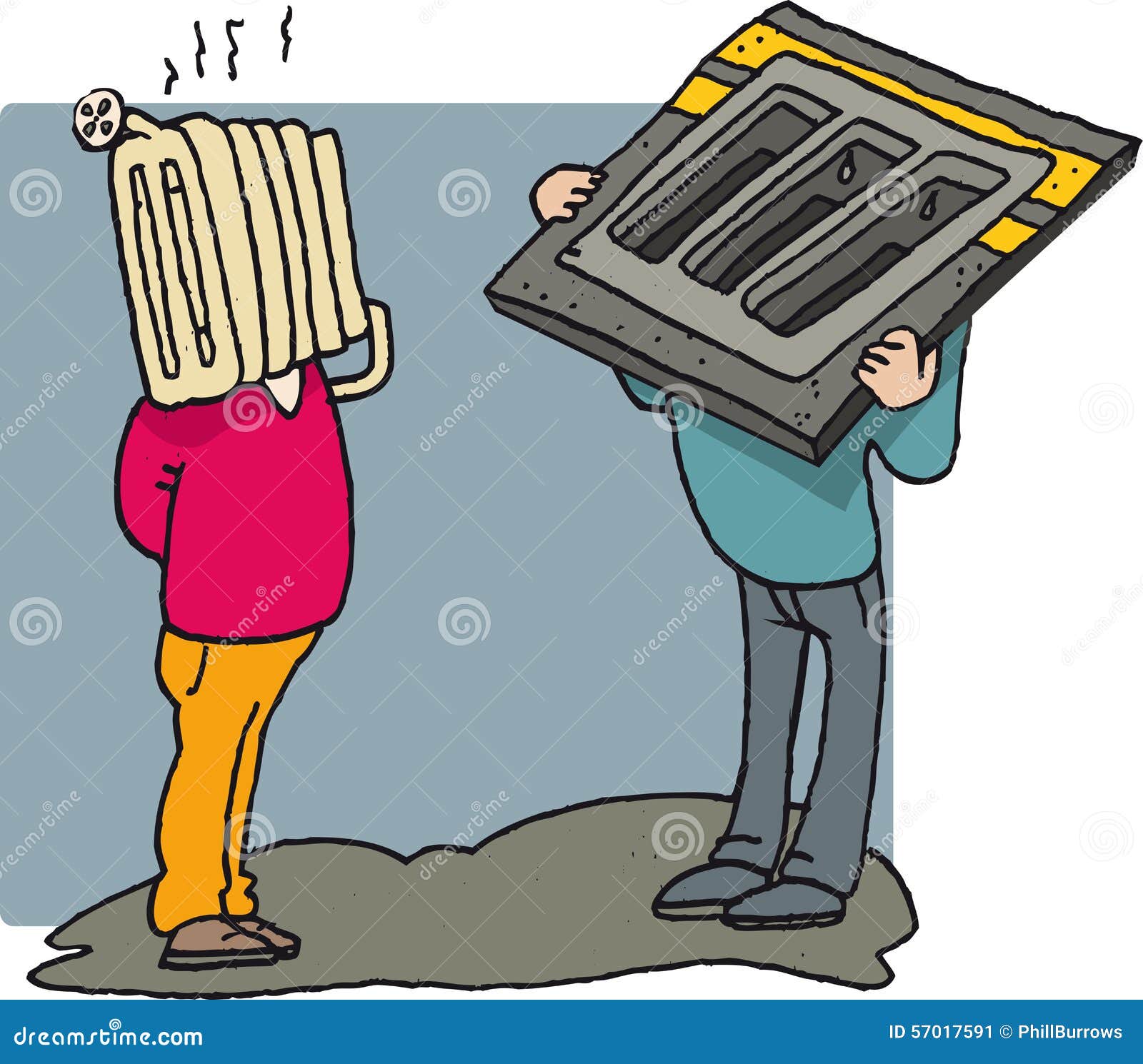 Radiator and drain stock vector. Illustration of vector - 57017591