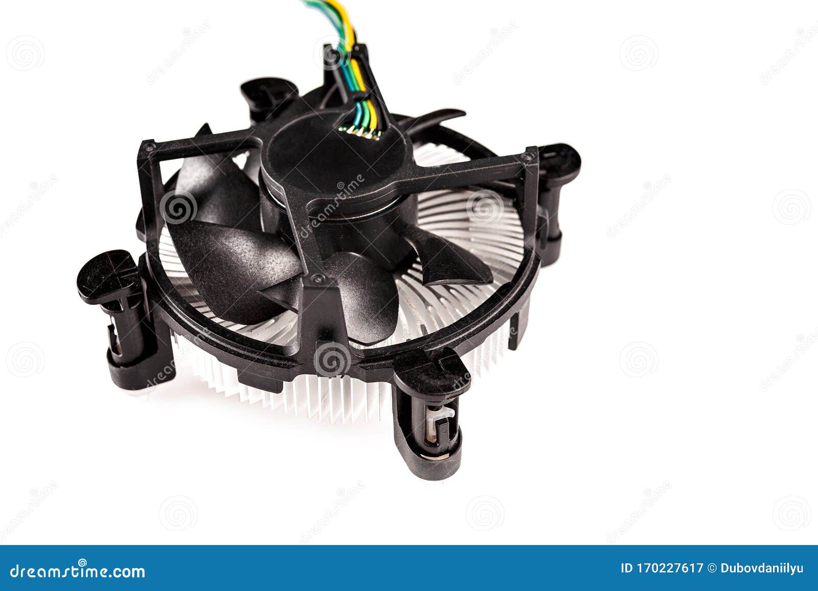 Radiator with Fan for Cooling the Computer Processor in the System Unit ...