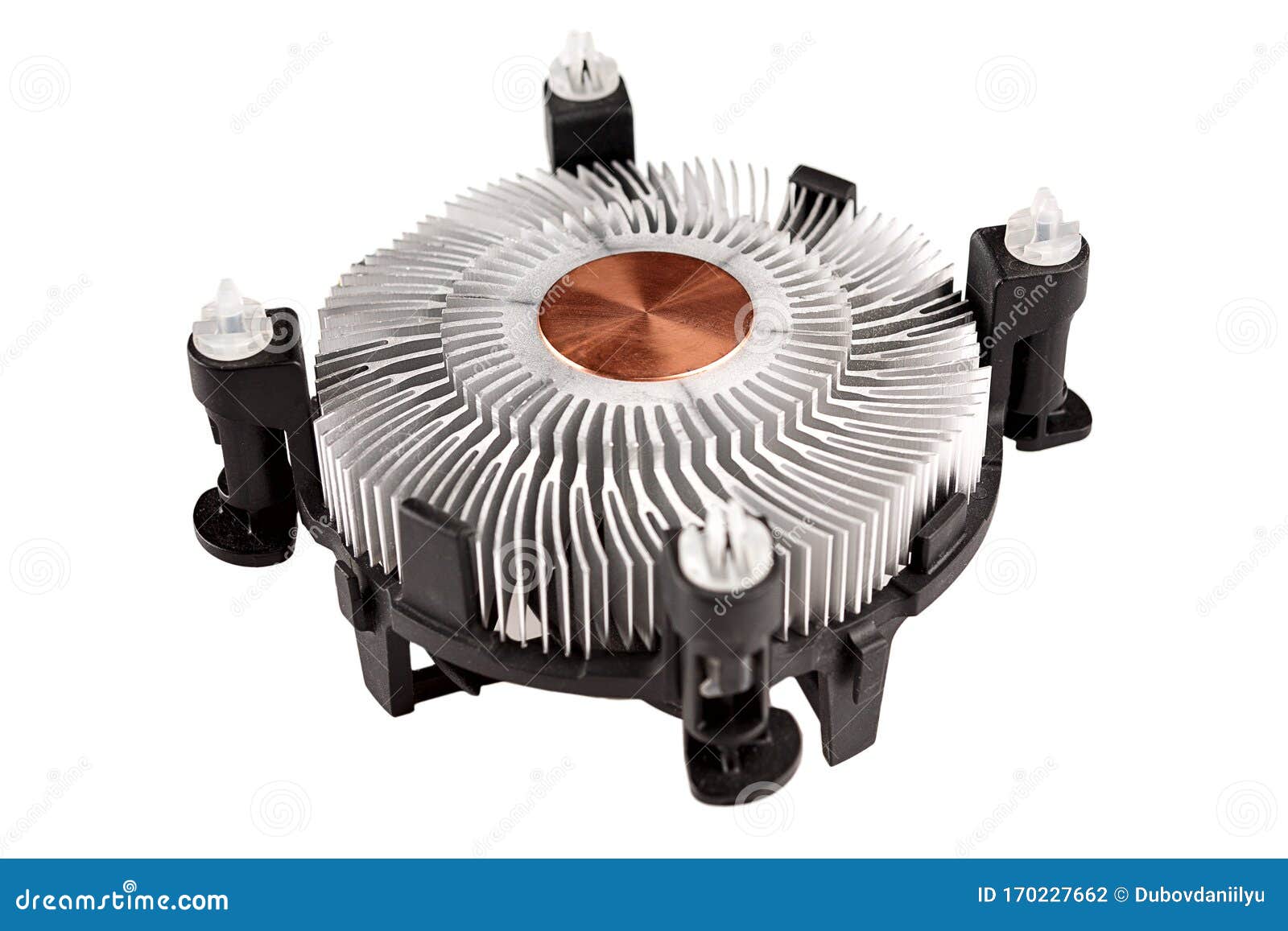 Radiator with Fan for Cooling the Computer Processor in the System Unit ...