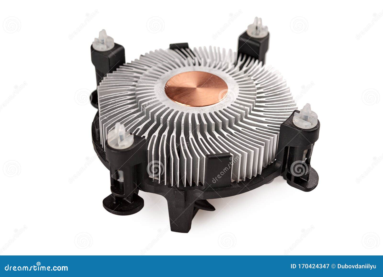 Radiator with Fan for Cooling the Computer Processor in the System Unit ...