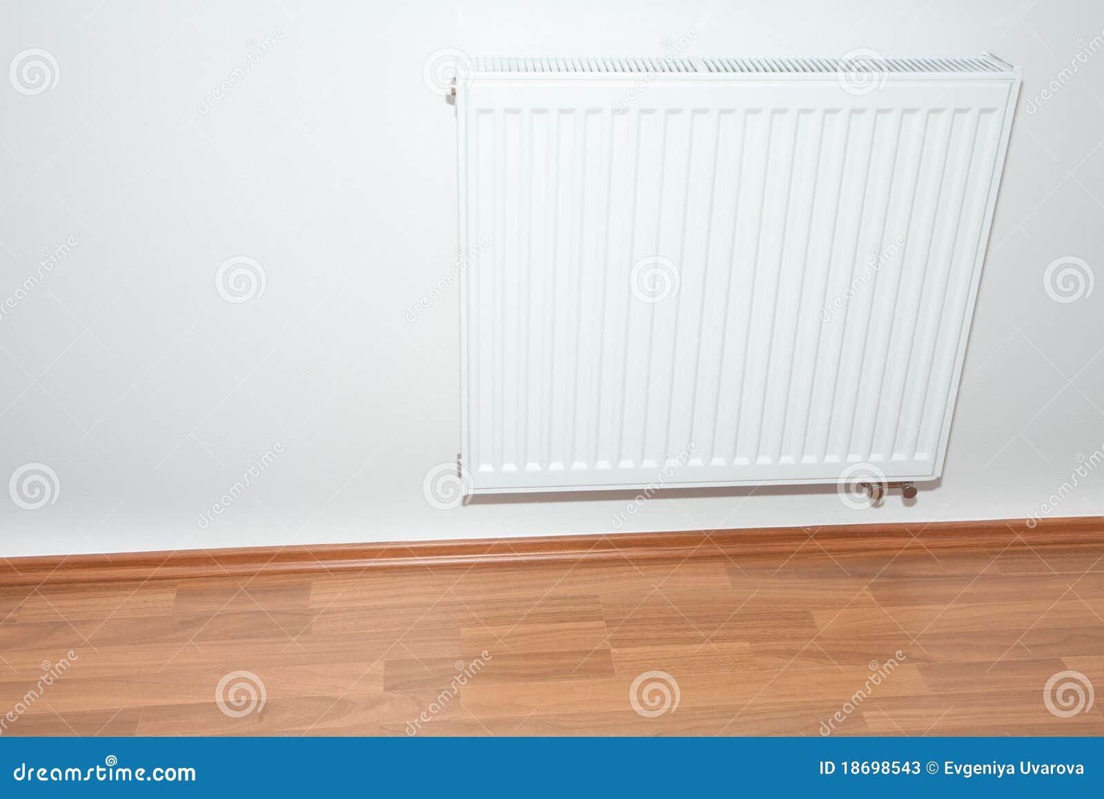 Radiator Hanging on the Wall Stock Image - Image of elegance, interior ...