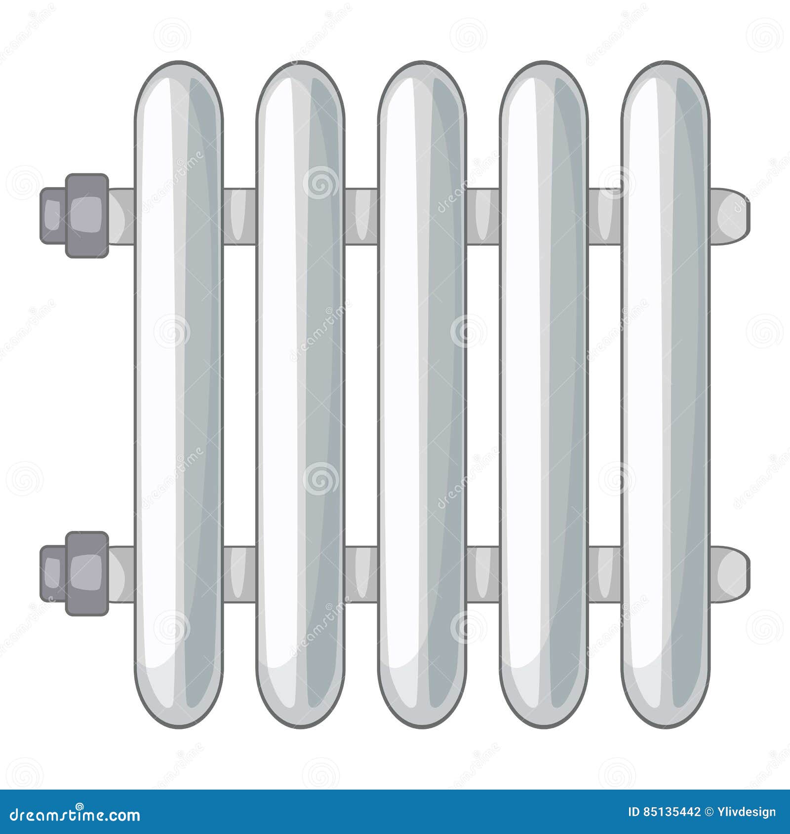 Radiator Icon , Cartoon Style Stock Vector - Illustration of heat, sign ...