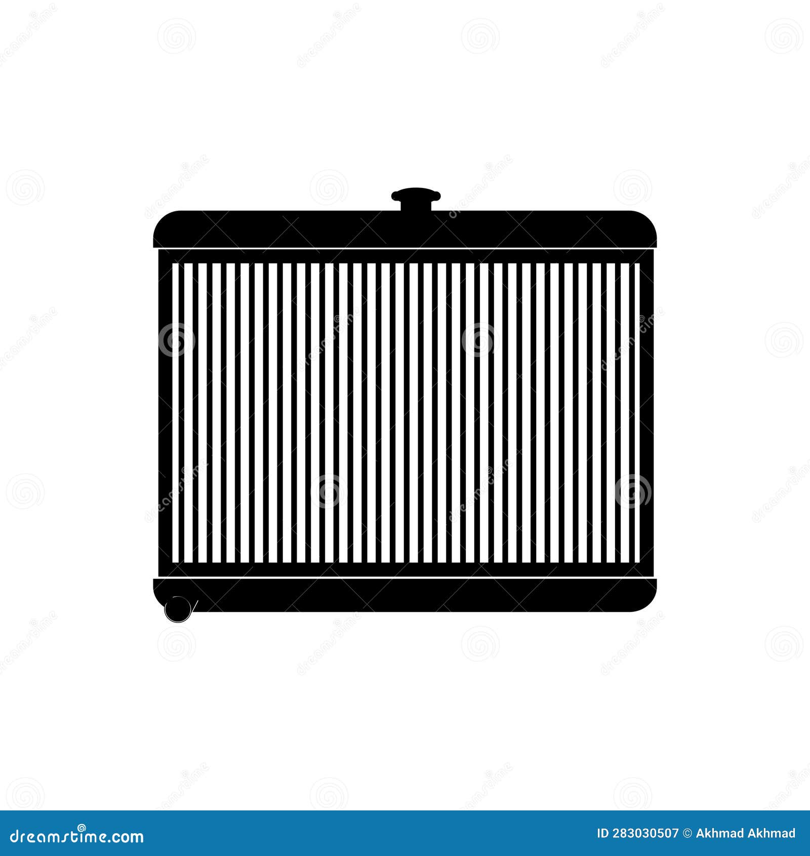Radiator icon stock vector. Illustration of coolant - 283030507