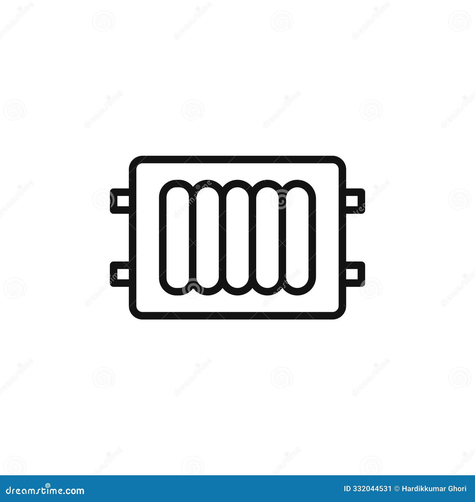 Car Radiator Icon. Trendy Car Radiator Logo Concept On White Background ...