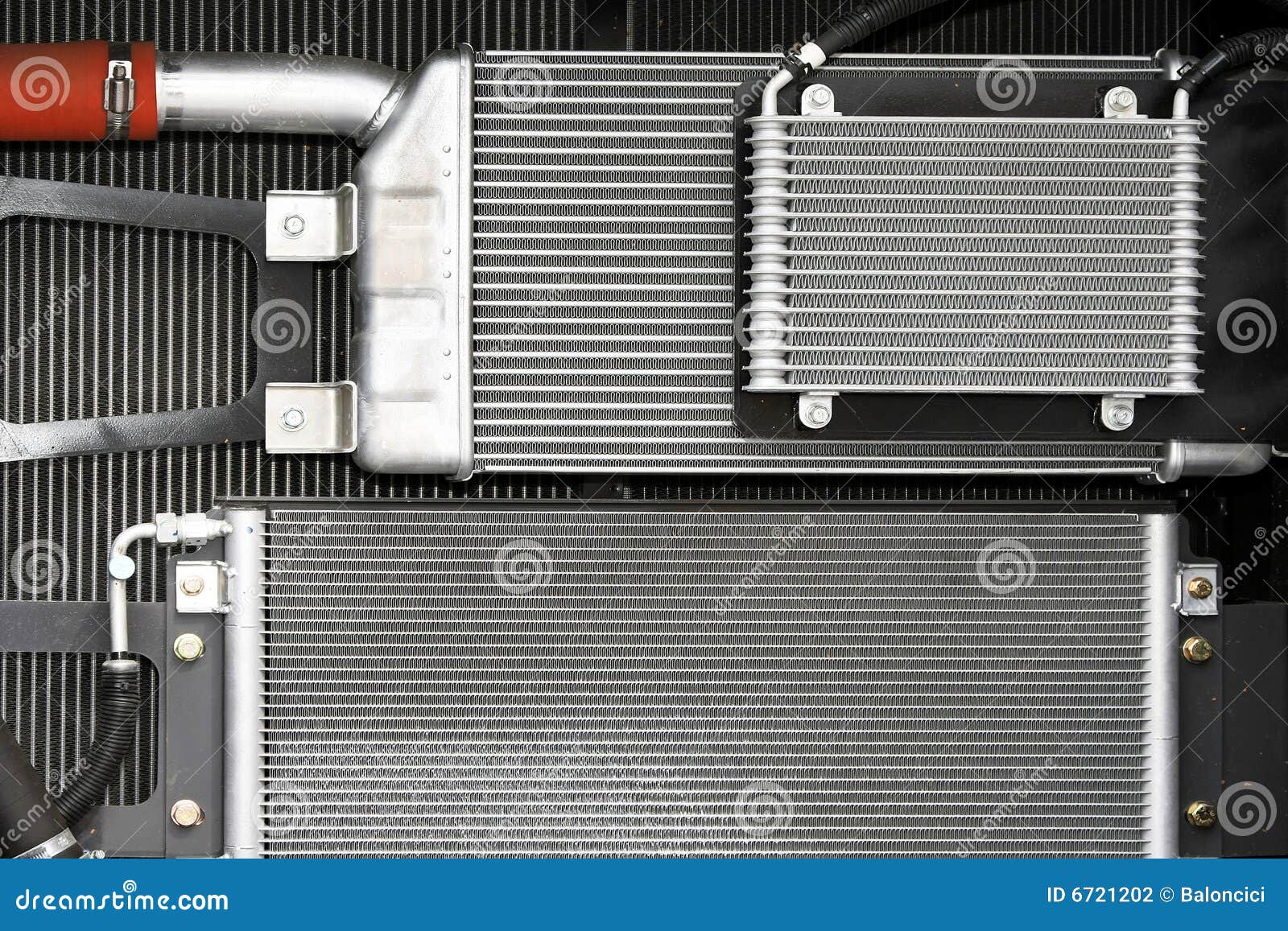 Radiatori Di Raffreddamento Fotografia Stock - Immagine di veicolo ...