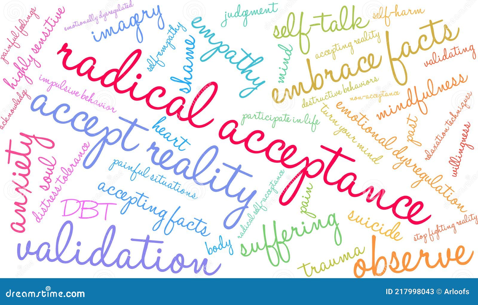 The Word Radical As Neon Glowing Unique Typeset Symbols, Luminous ...