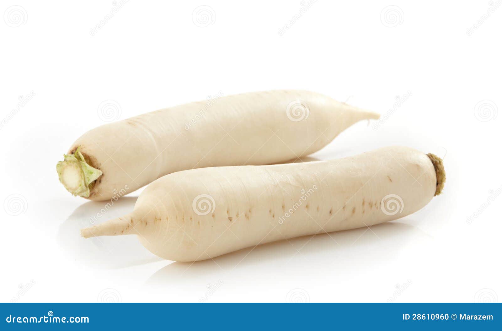 Radice Bianca Del Ravanello Fotografia Stock - Immagine di alimento ...