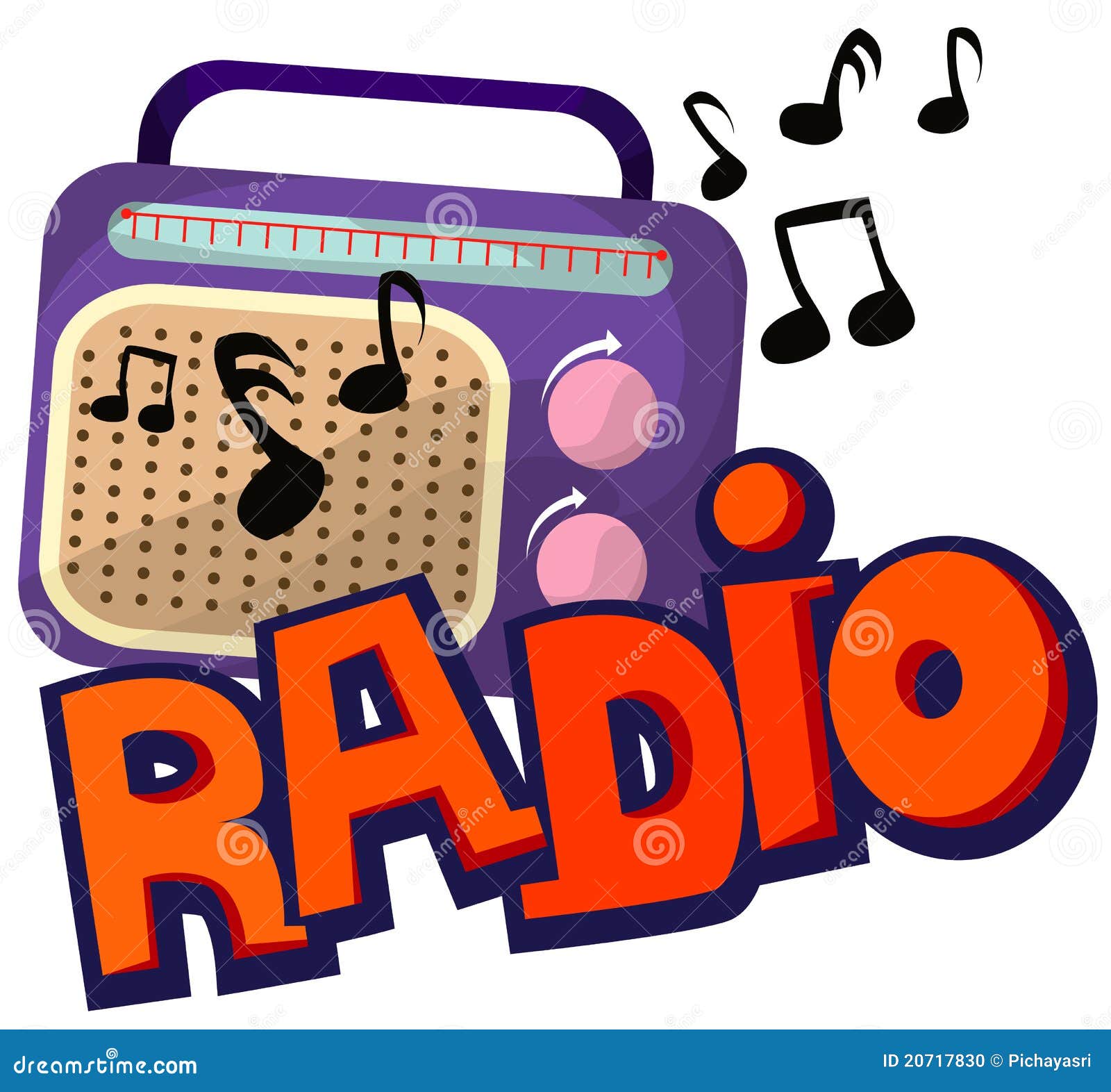 Radio Broadcast Clipart
