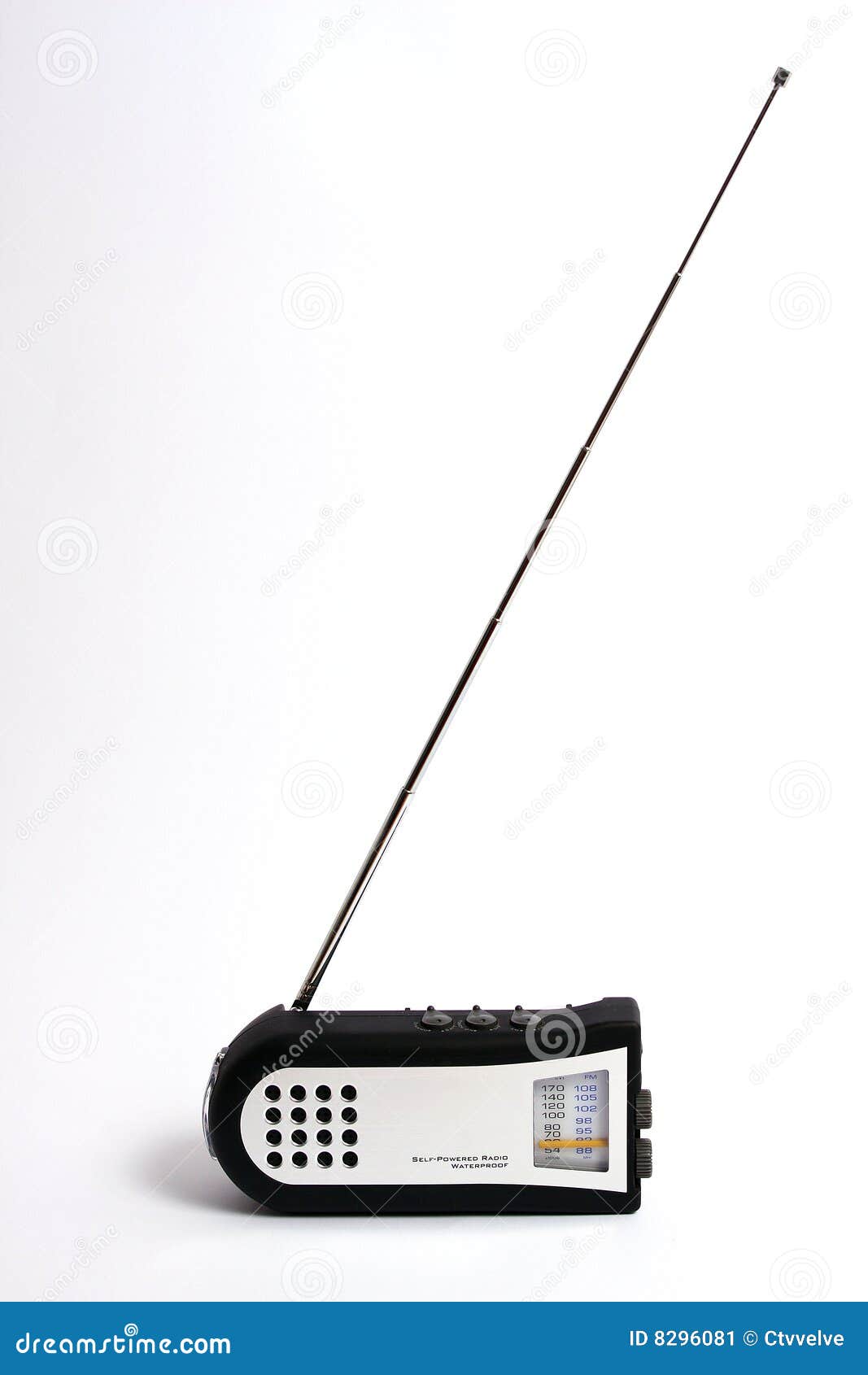 Radio image stock. Image du tuner, radiodiffusion, isolement - 8296081