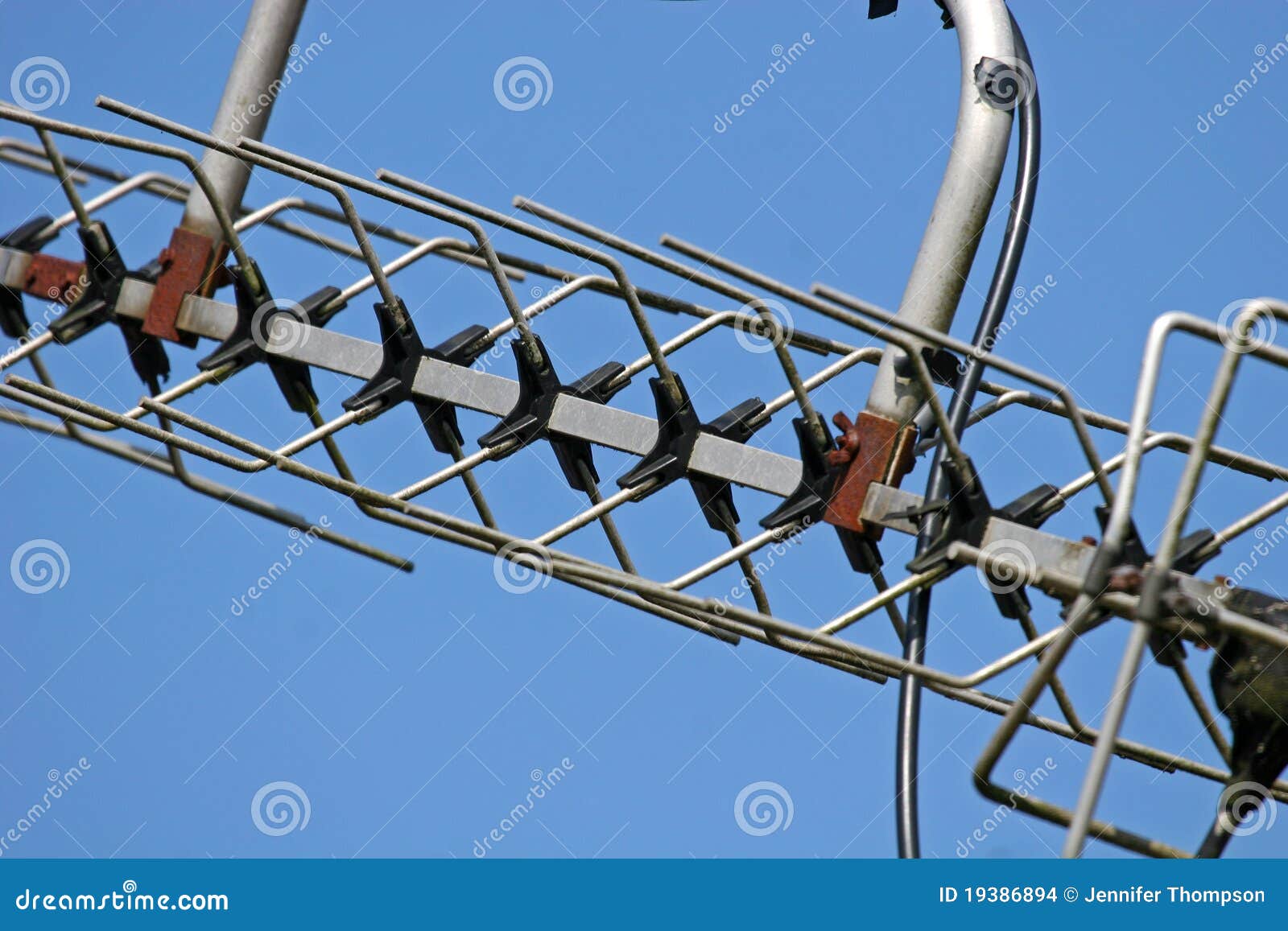 Radio aerial stock photo. Image of talk, steel, television - 19386894