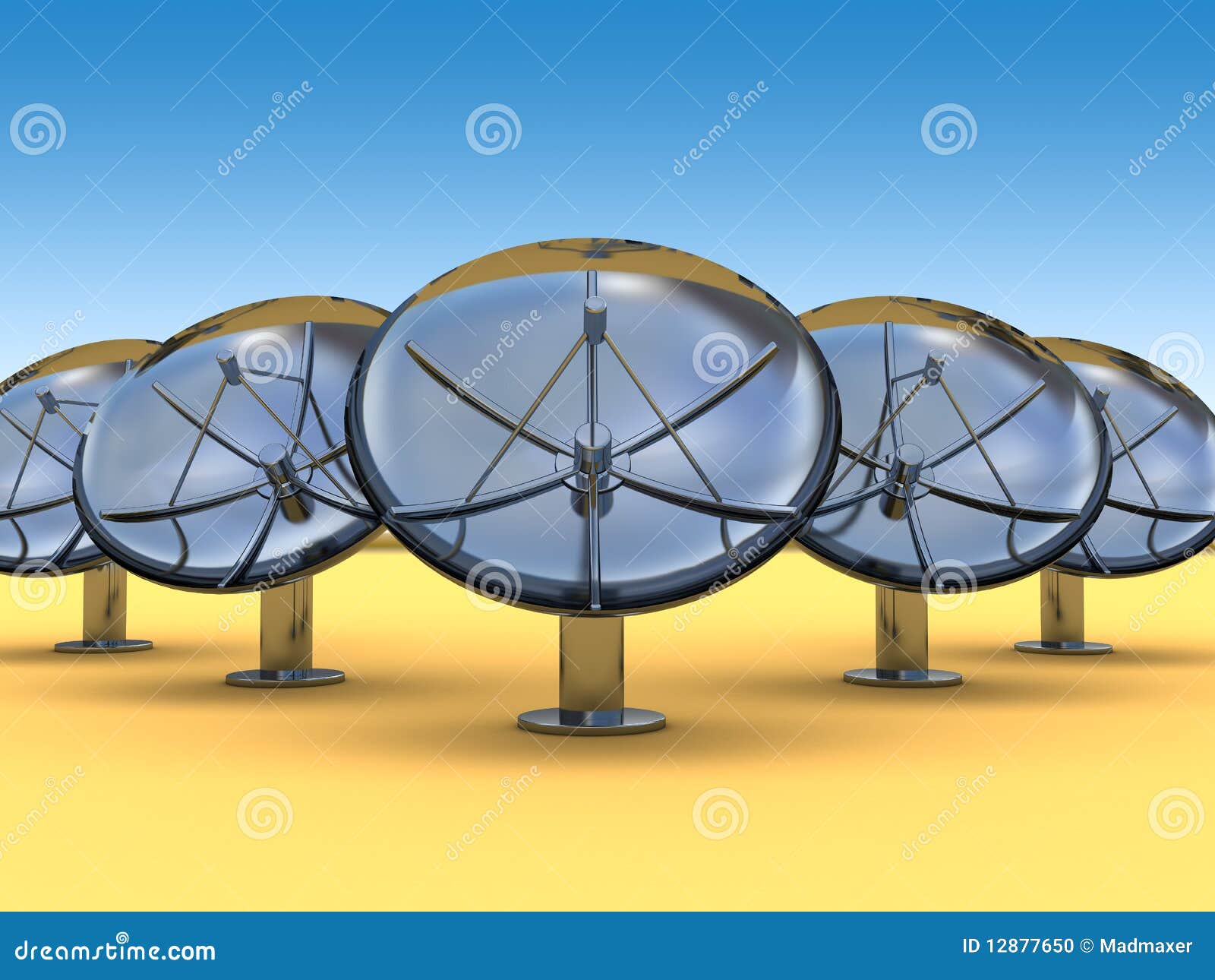 Radio aerials stock illustration. Illustration of mirror - 12877650