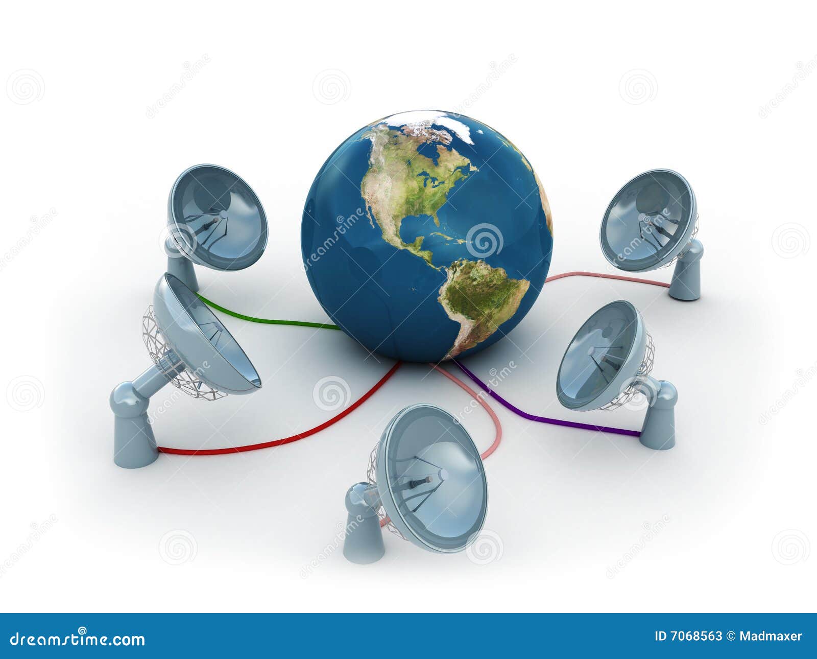 Radio-aerials stock illustration. Illustration of radio - 7068563