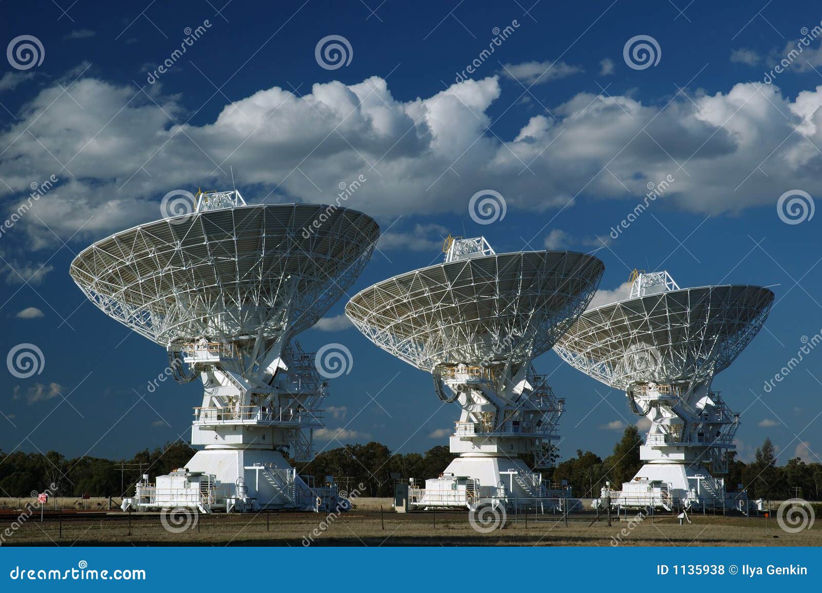 Radio Antenna Dishes stock photo. Image of observe, life - 1135938