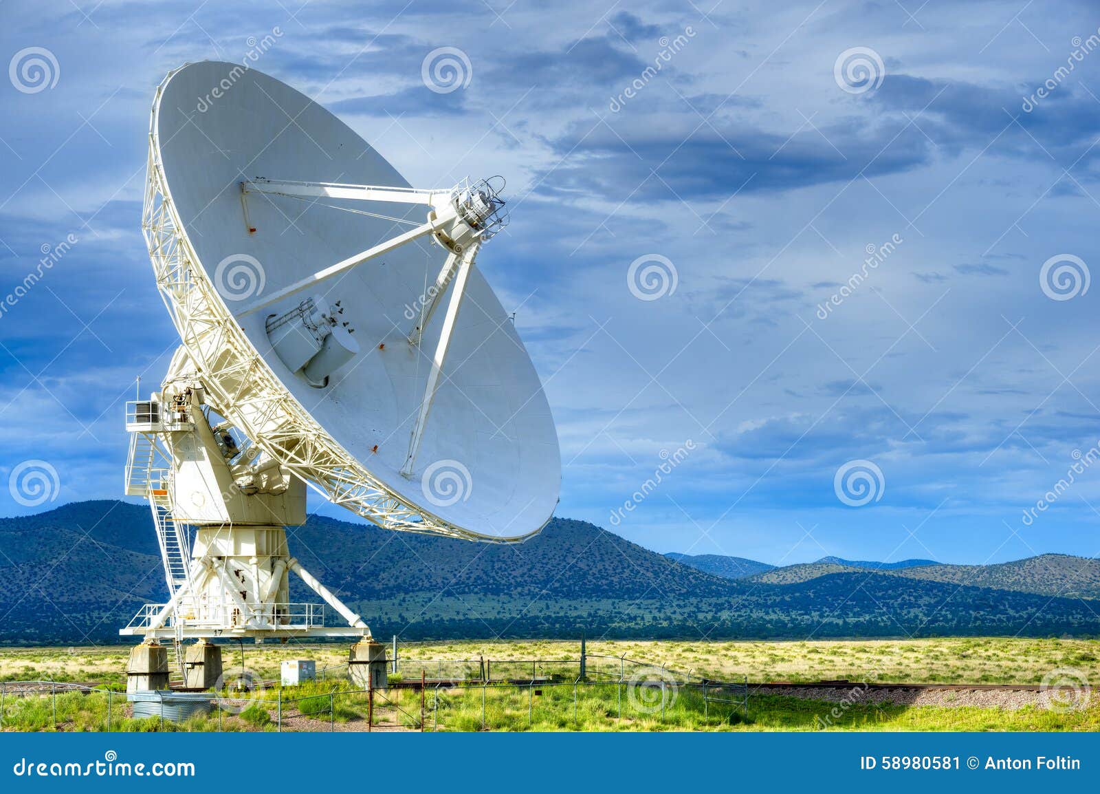 Radio antenna stock image. Image of wave, research, searching - 58980581