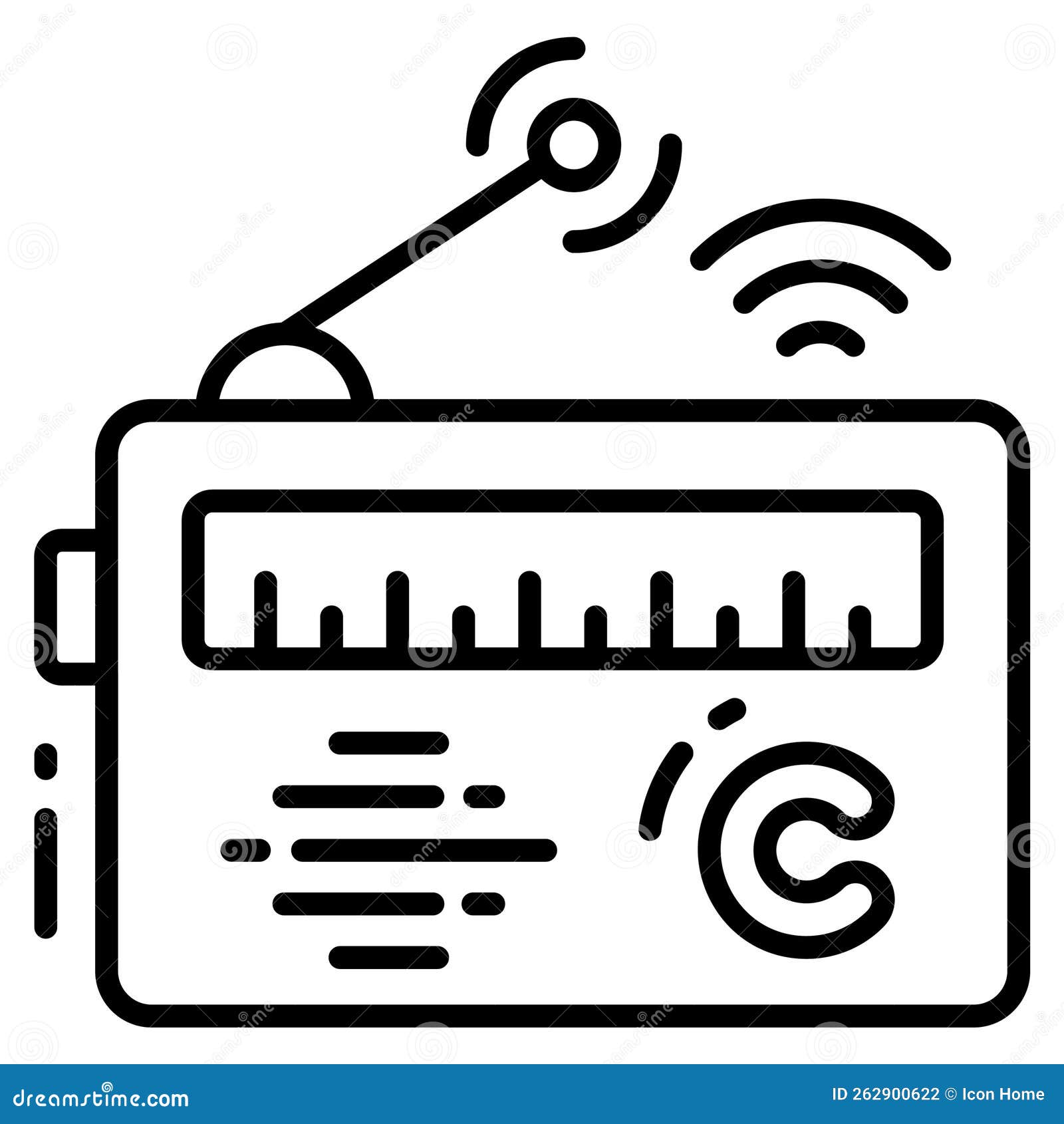 Radio Broadcast Copyright Law, Intellectual Property Icon Stock Vector ...