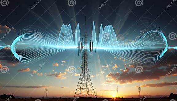 Radio, Broadcasting or Radio Waves Propagate As Electromagnetic Waves ...
