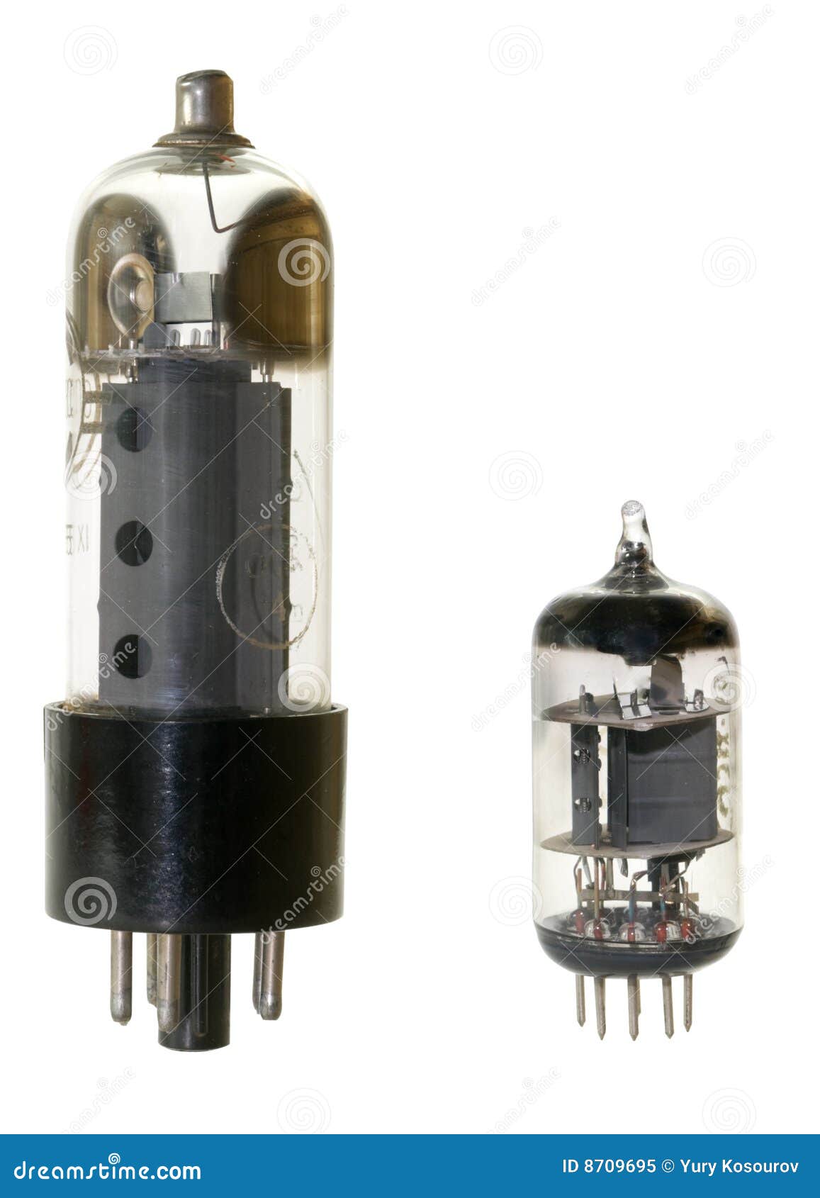 Radio buis stock afbeelding. Image of glas, versterker - 8709695