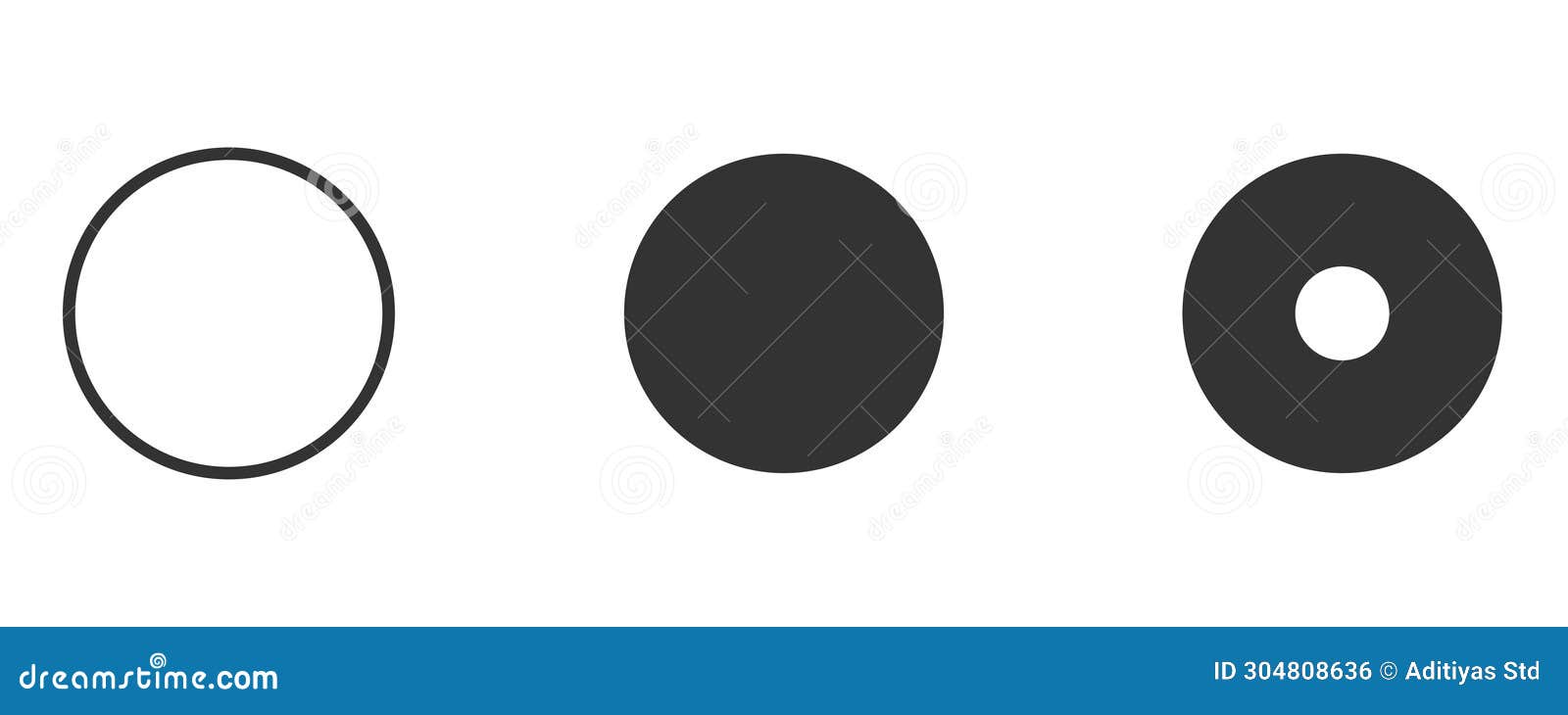 Radio Button icon vector stock illustration. Illustration of instrument ...
