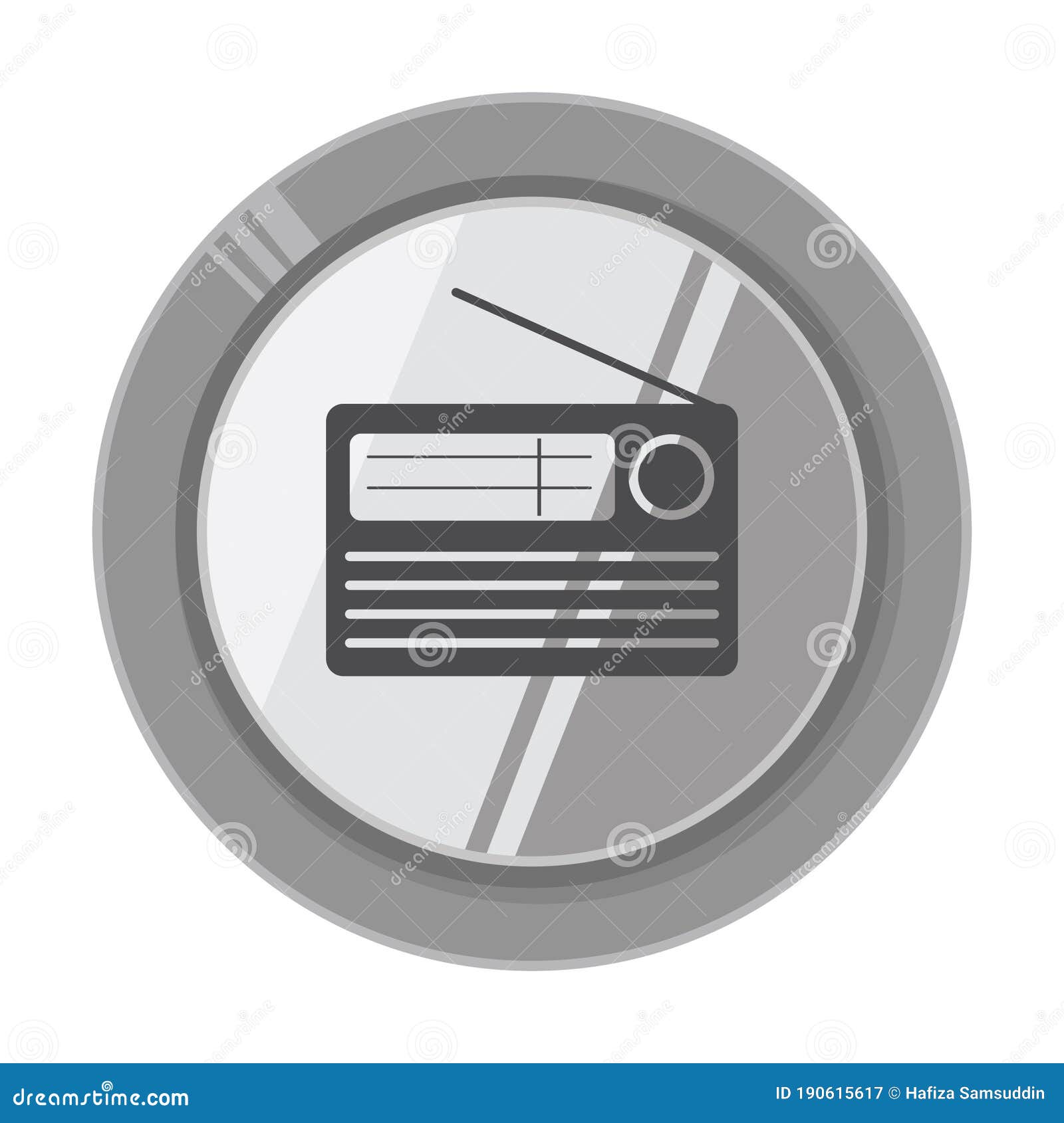 Radio Button. Vector Illustration Decorative Design Stock Vector ...