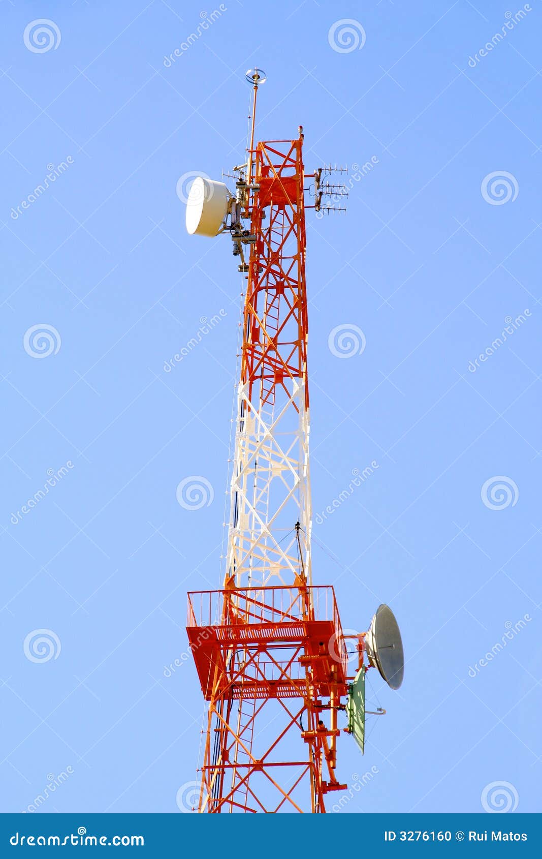 Radio Communications Antenna Stock Photo - Image: 3276160