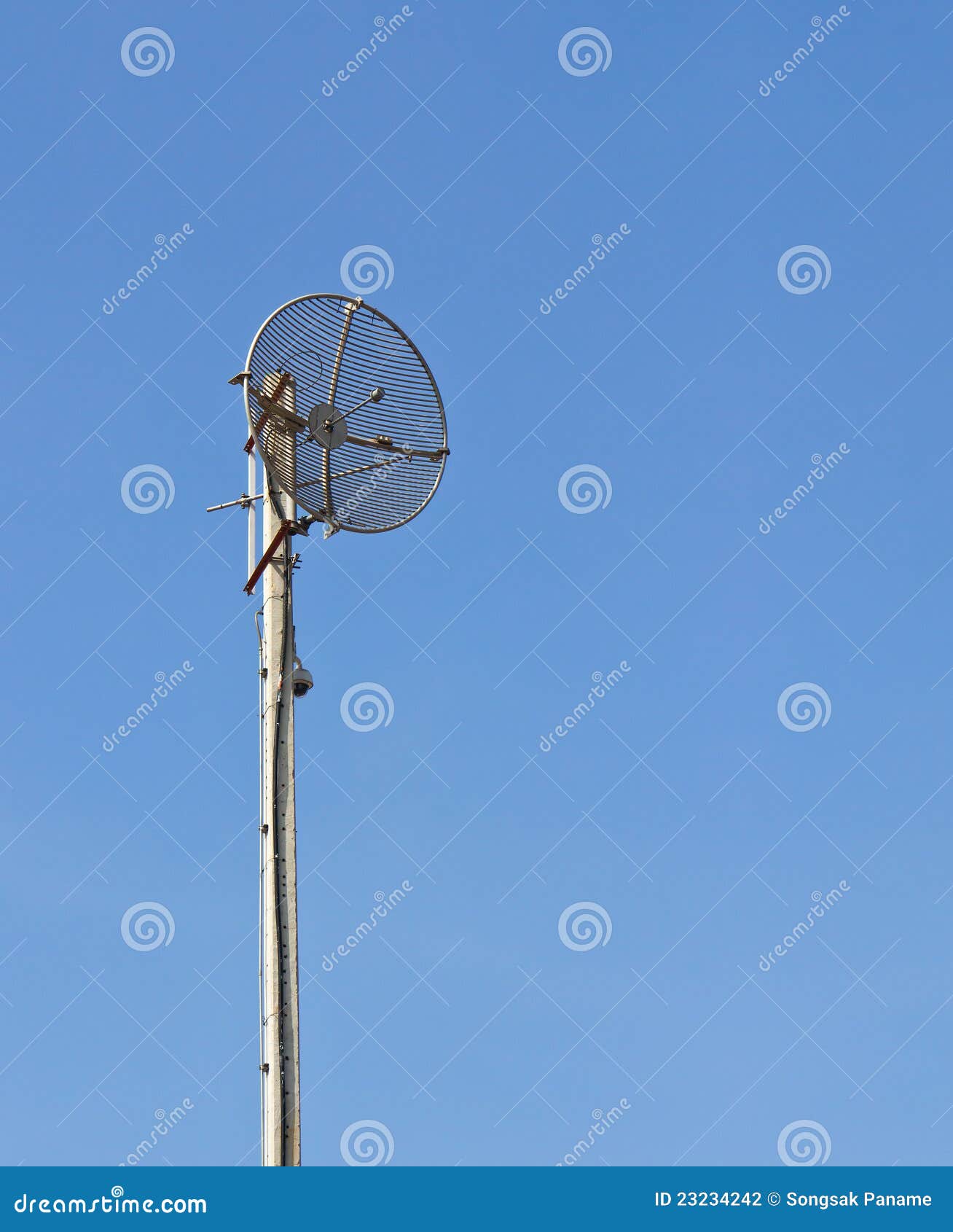 Radio communications tower stock photo. Image of receiver - 23234242
