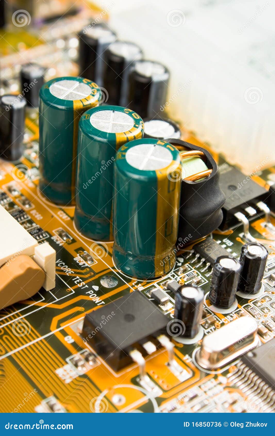 Radio components stock photo. Image of computers, electronic - 16850736