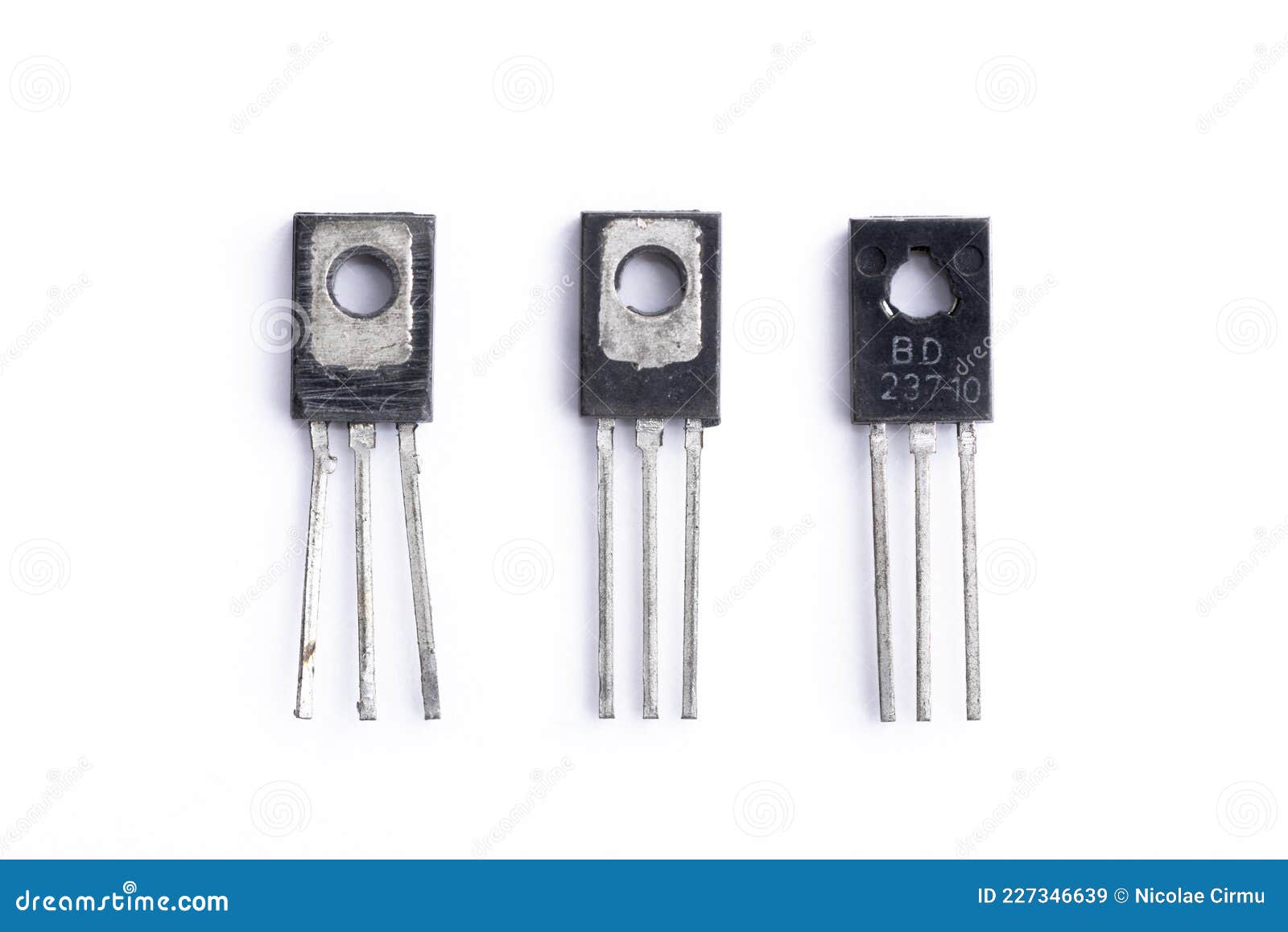 Radio Components, Vintage, Amplifier Transistor, Metal Case, Gray ...