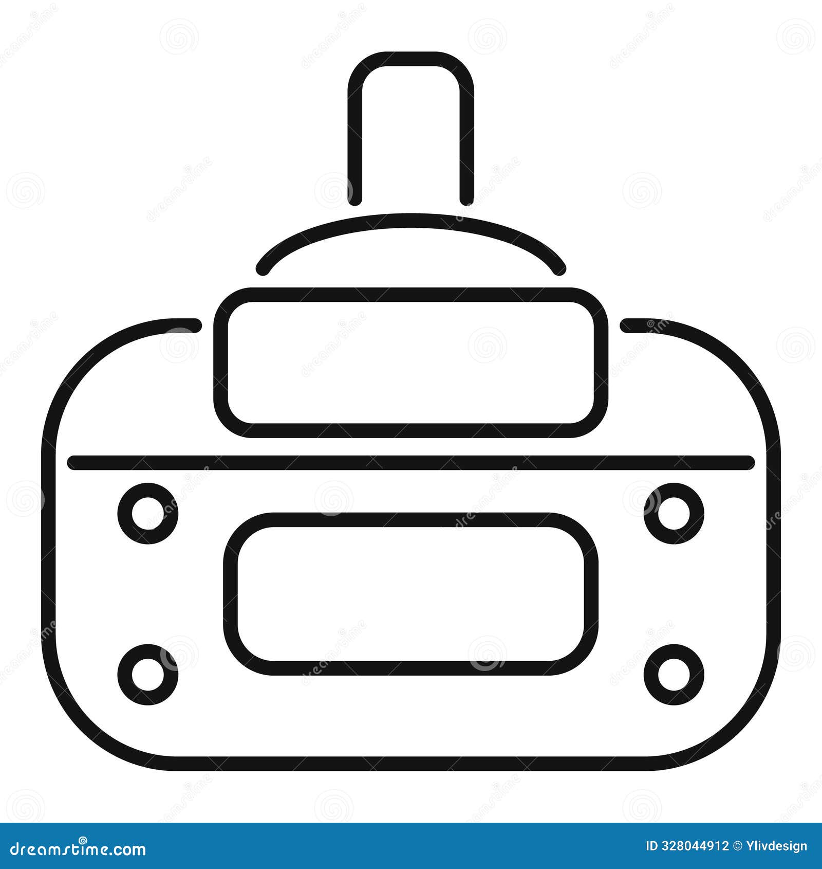 Radio Control Panel with Antenna for Toys or Drone Stock Vector ...