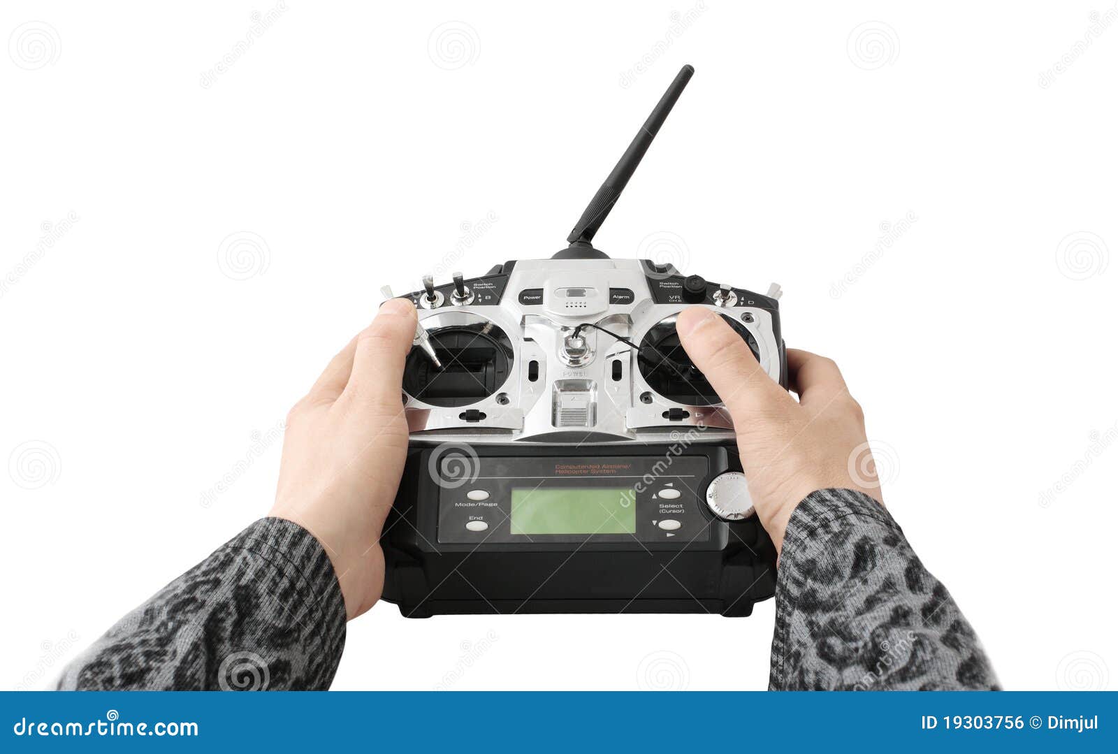 Radio control system stock photo. Image of hand, controlled - 19303756