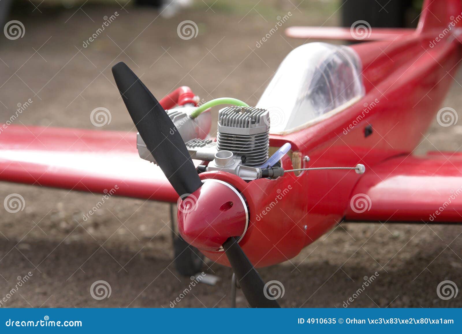 Radio Controlled Model Airplane Stock Image - Image of liberty, motion ...