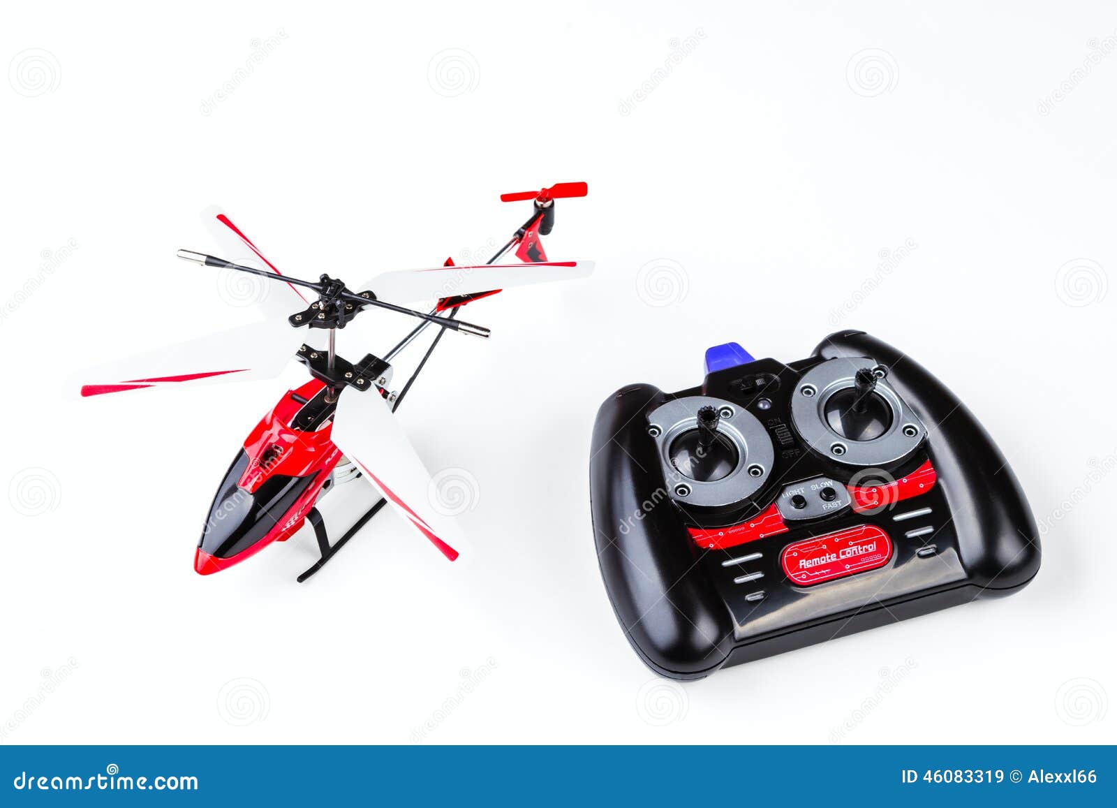 Radio-controlled Model of the Helicopter Stock Image - Image of design ...