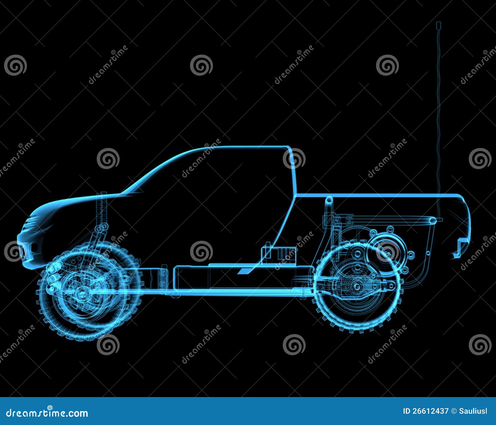 Radio Controlled Car With Control Joystick, The Toy Car With A Remote ...