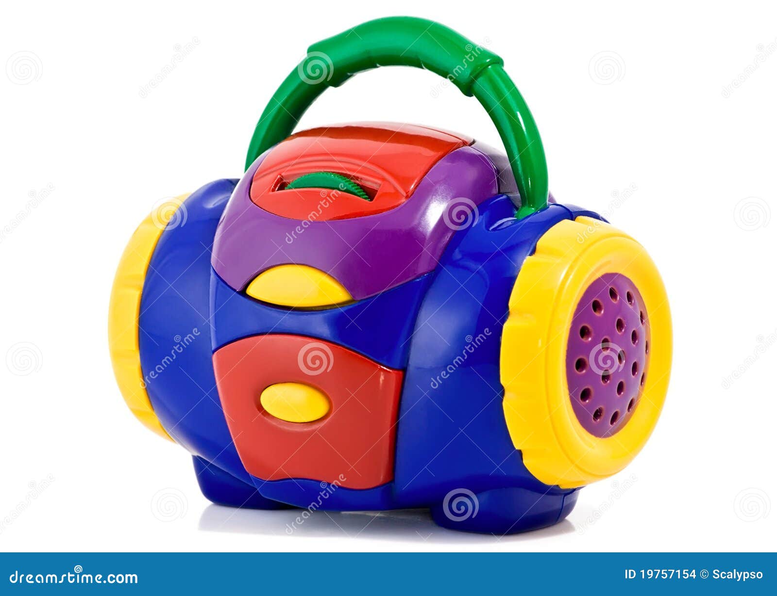 Radio del juguete foto de archivo. Imagen de jugador - 19757154