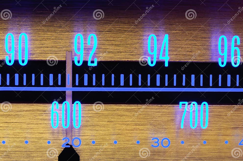 Radio Dial stock photo. Image of broadcasting, tune, sound - 19712414