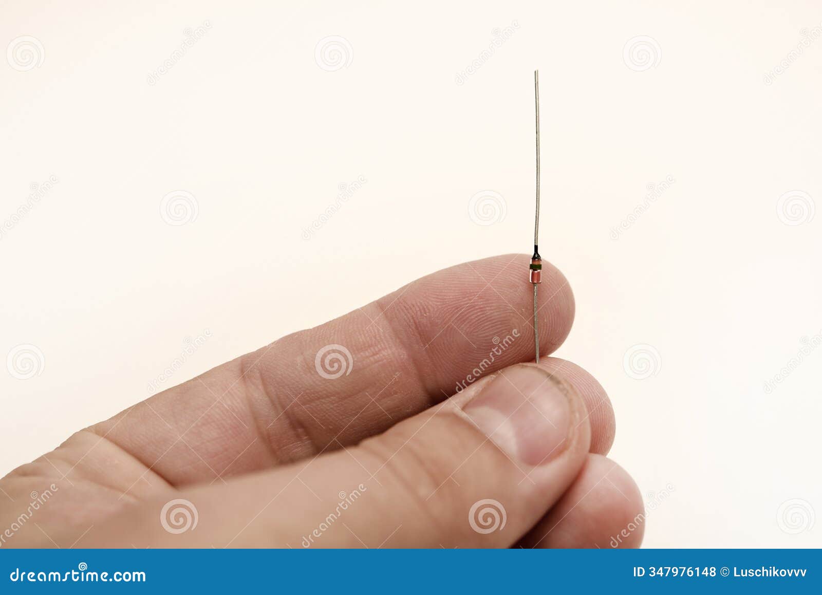 A Radio Element in Your Hand. a Zener Diode Stock Photo - Image of ...
