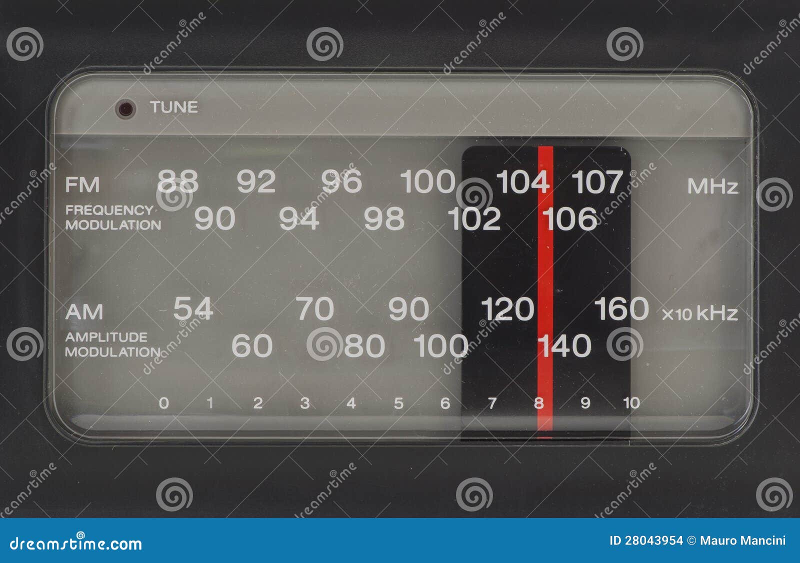 Radio FM am stock photo. Image of blaster, bandwidth - 28043954