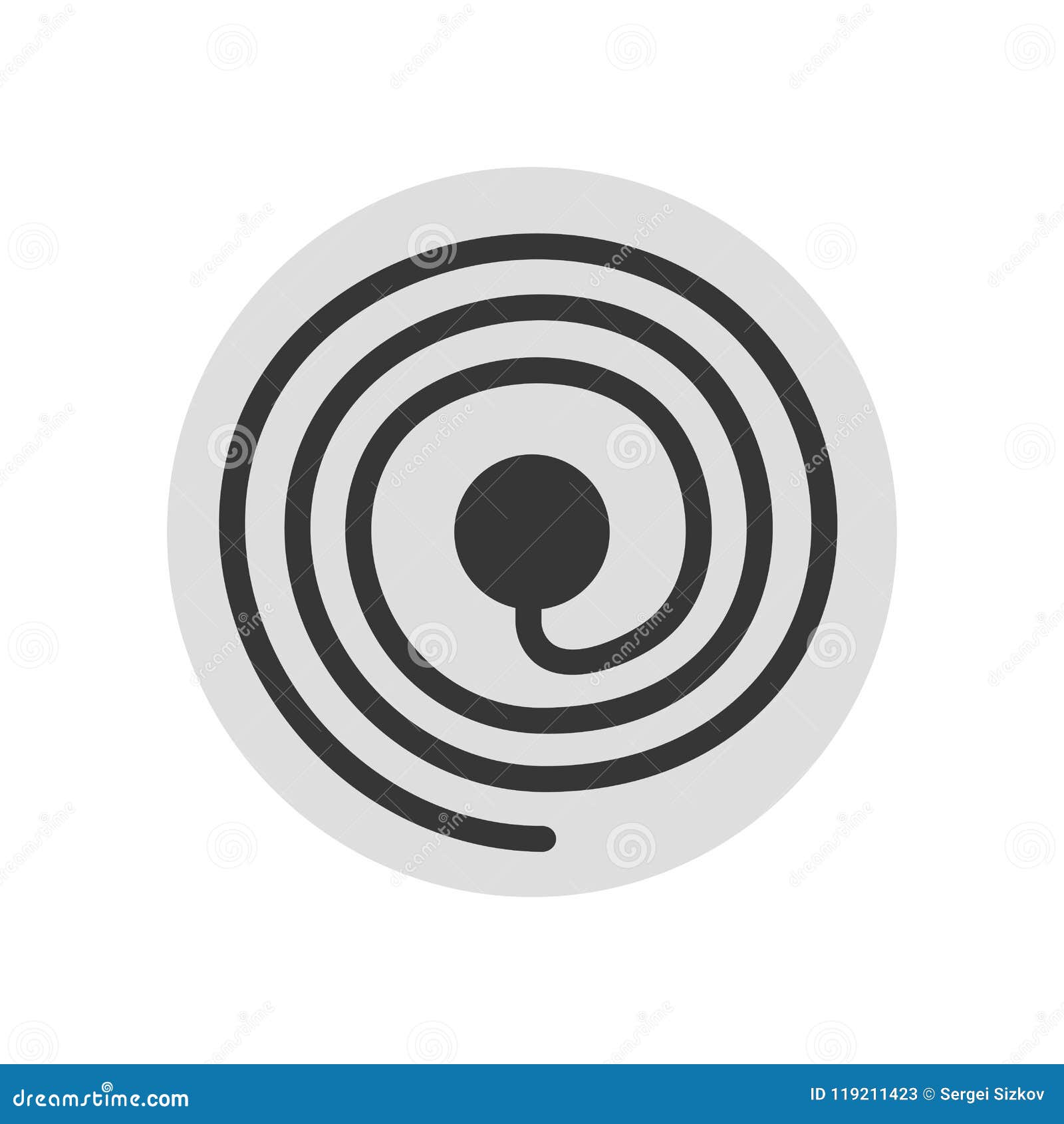 Radio Frequency Identification RFID Tag Icon. Vector Stock Vector ...
