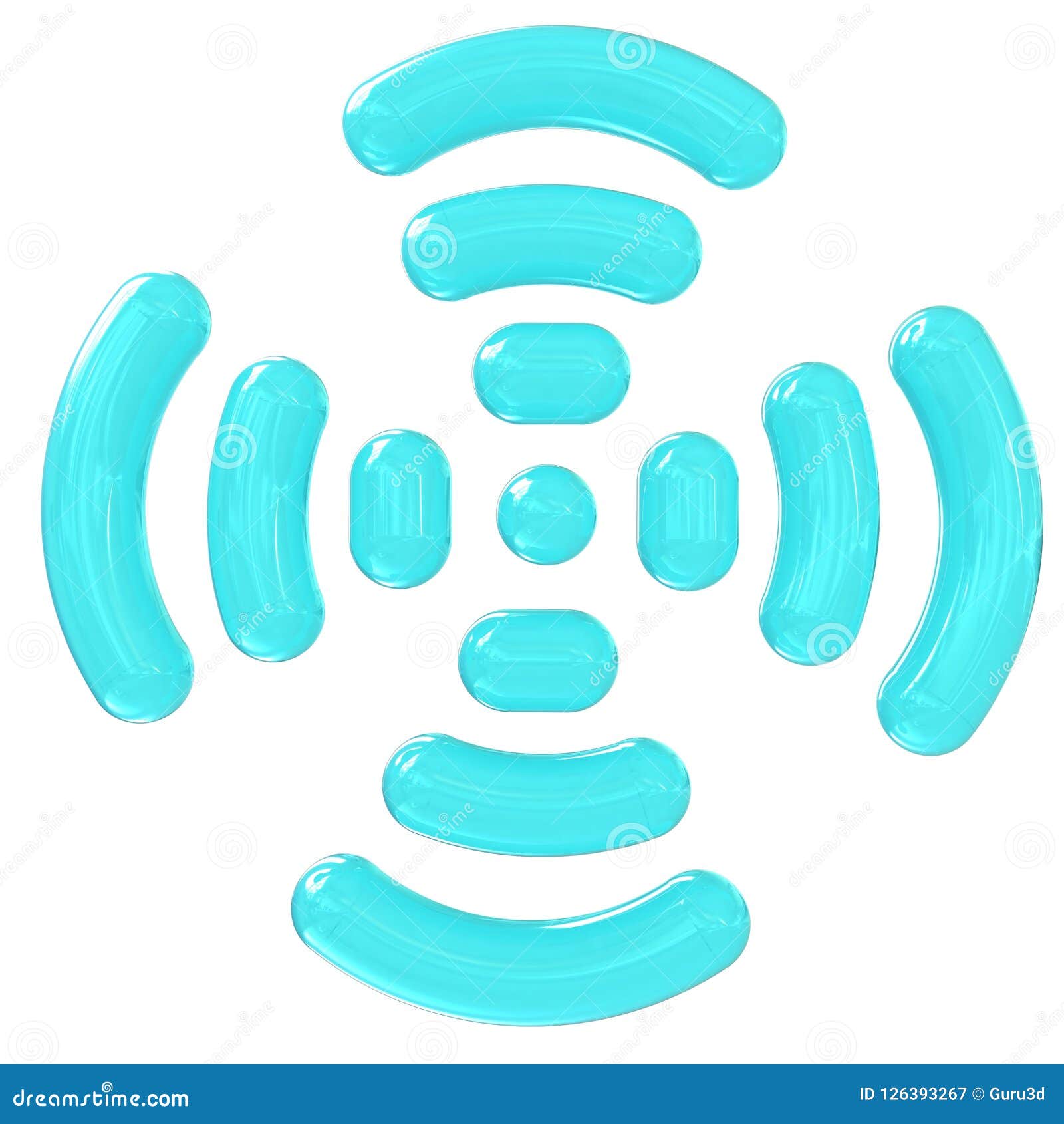 Radio Frequency Identification Symbol Stock Illustration - Illustration ...