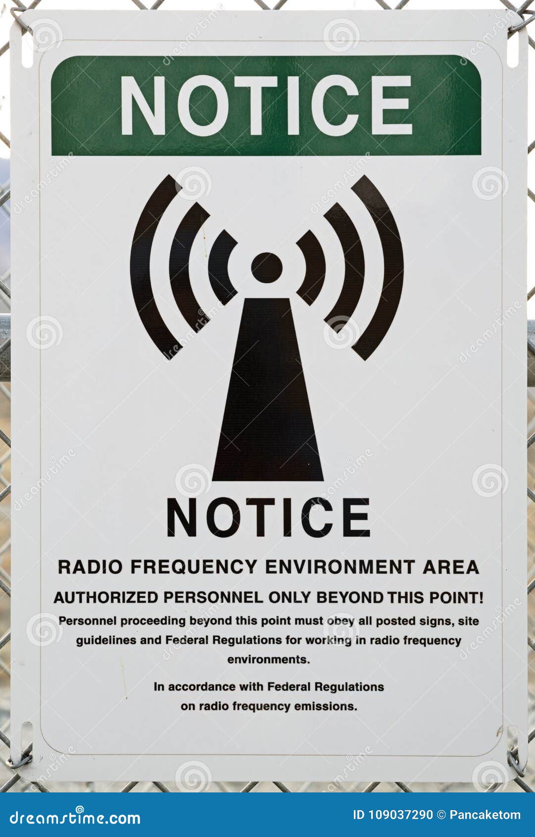 Radio Frequency Warning Sign Stock Photo - Image of frequency, white ...