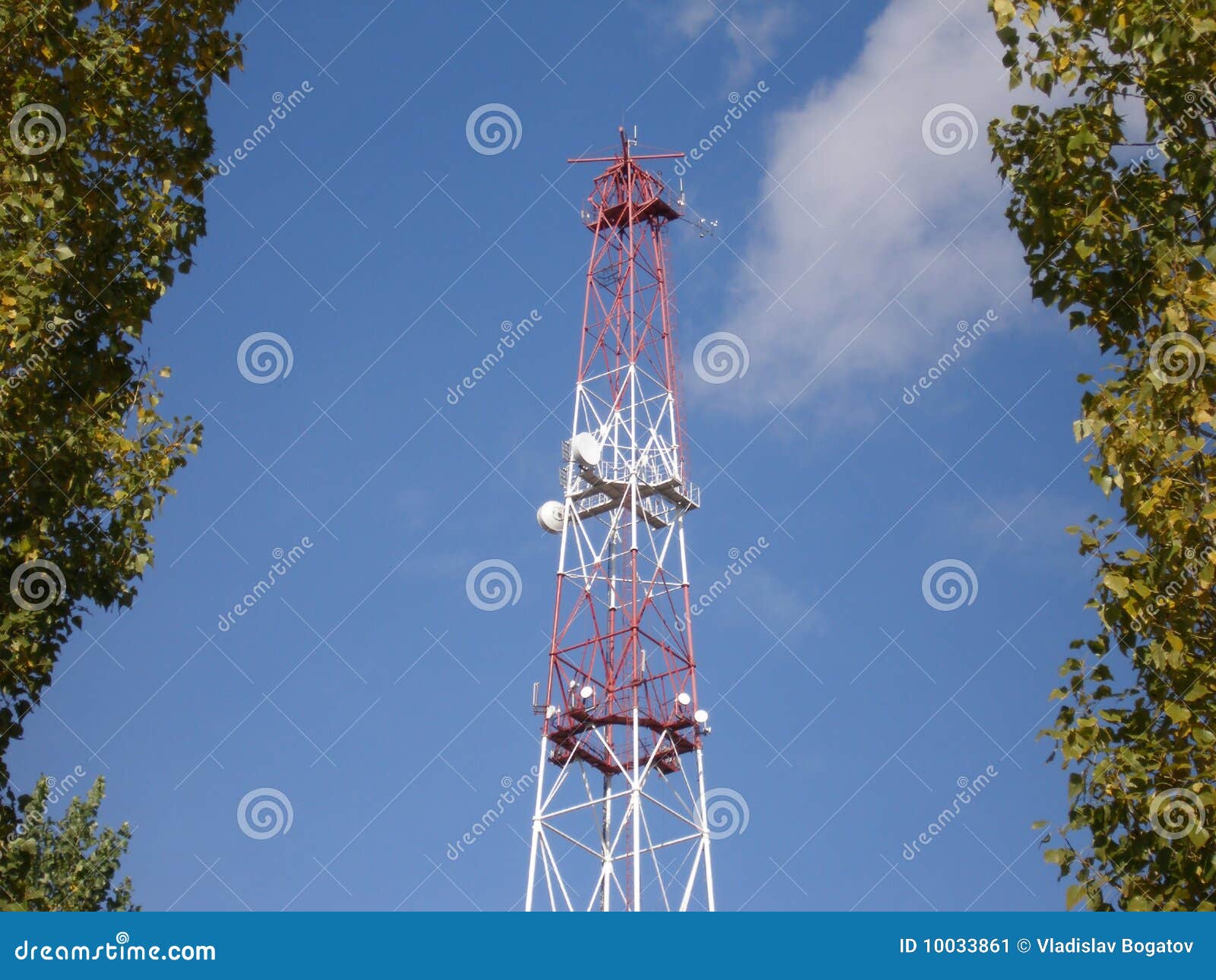 Radio mast stock image. Image of wireless, radio, phone - 10033861