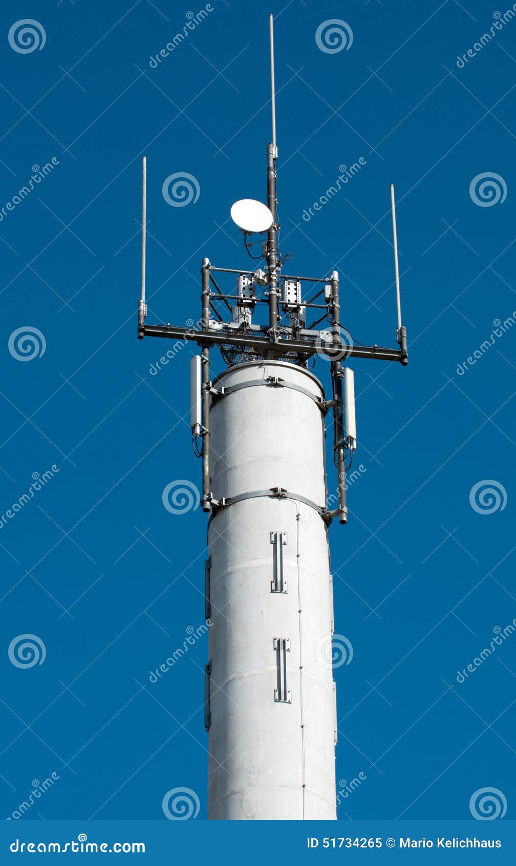 Radio mast stock image. Image of electrosmog, reception - 51734265