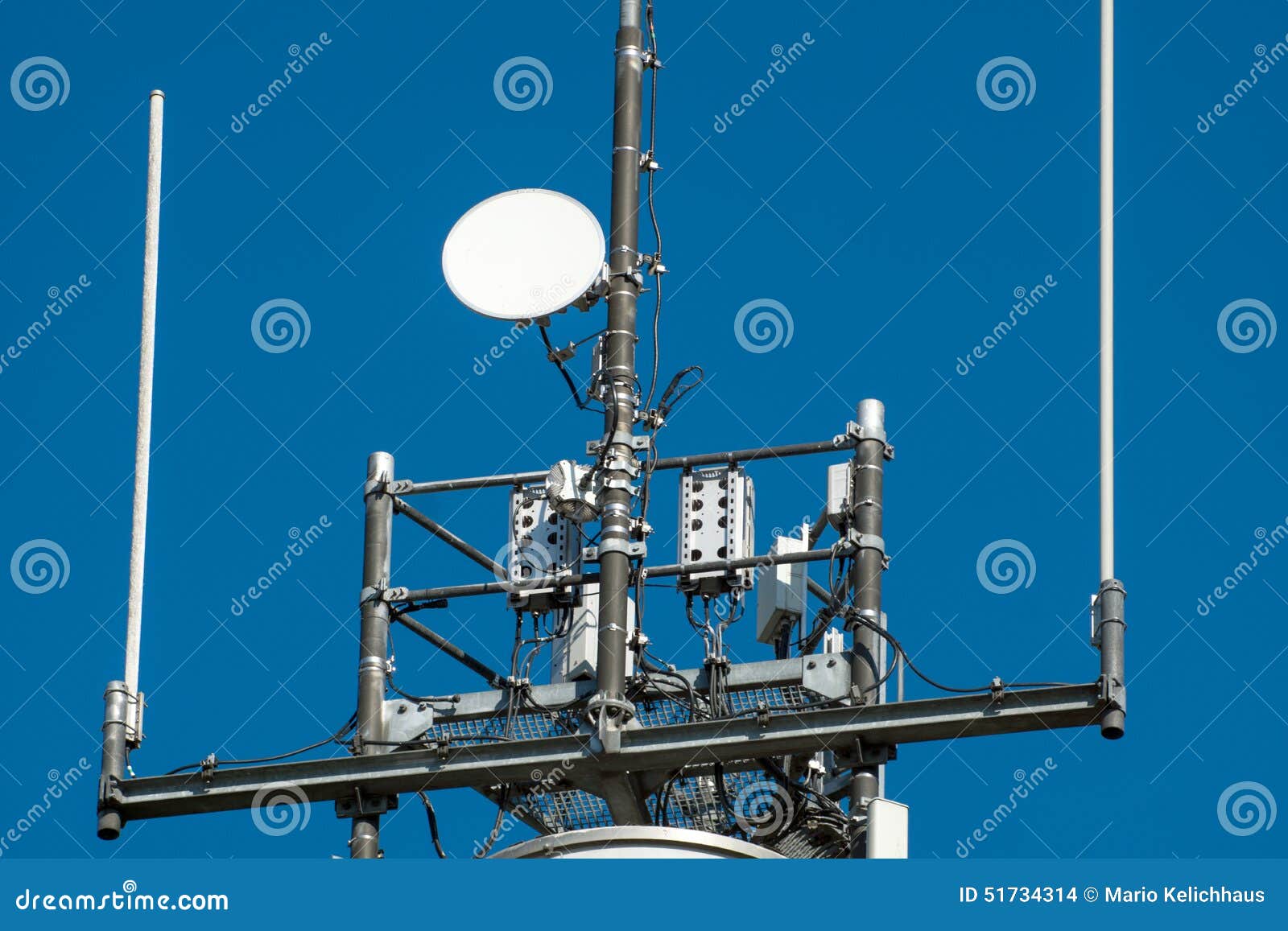 Radio mast stock photo. Image of mast, radio, receiving - 51734314